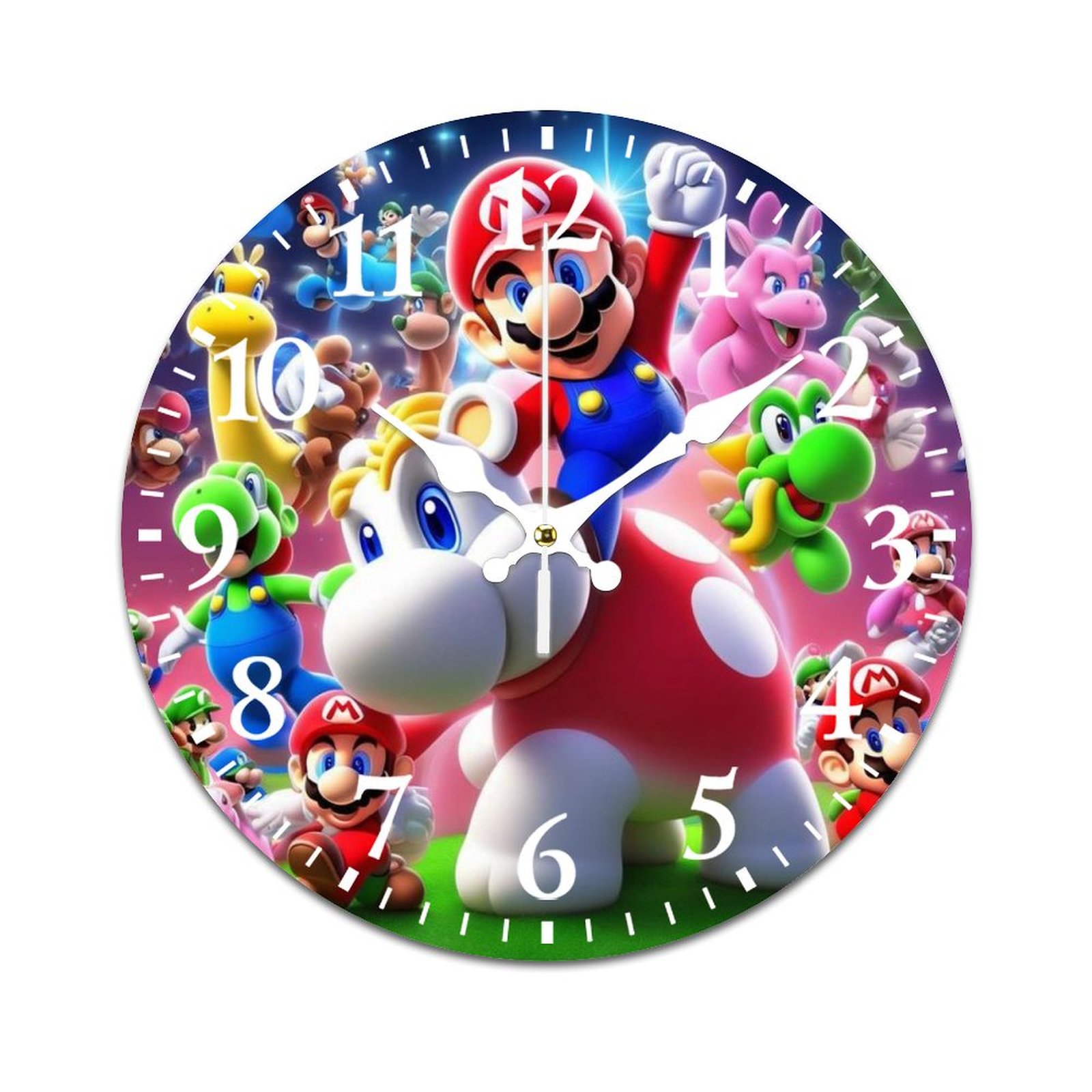 Super Mario wall clocks battery operated decorative 25cm/9.84in ...