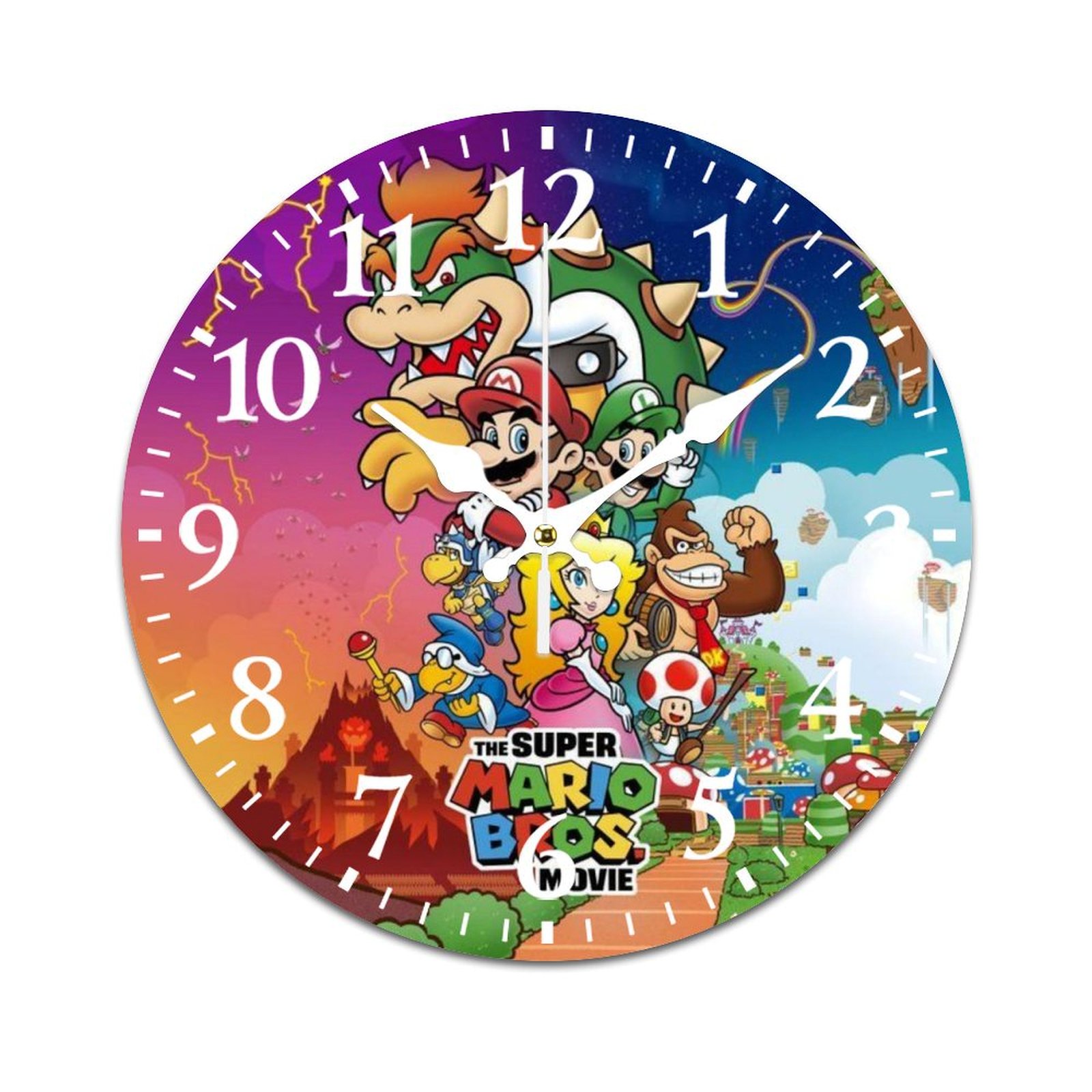 Super Mario wall clocks battery operated decorative 30cm/11.8in ...