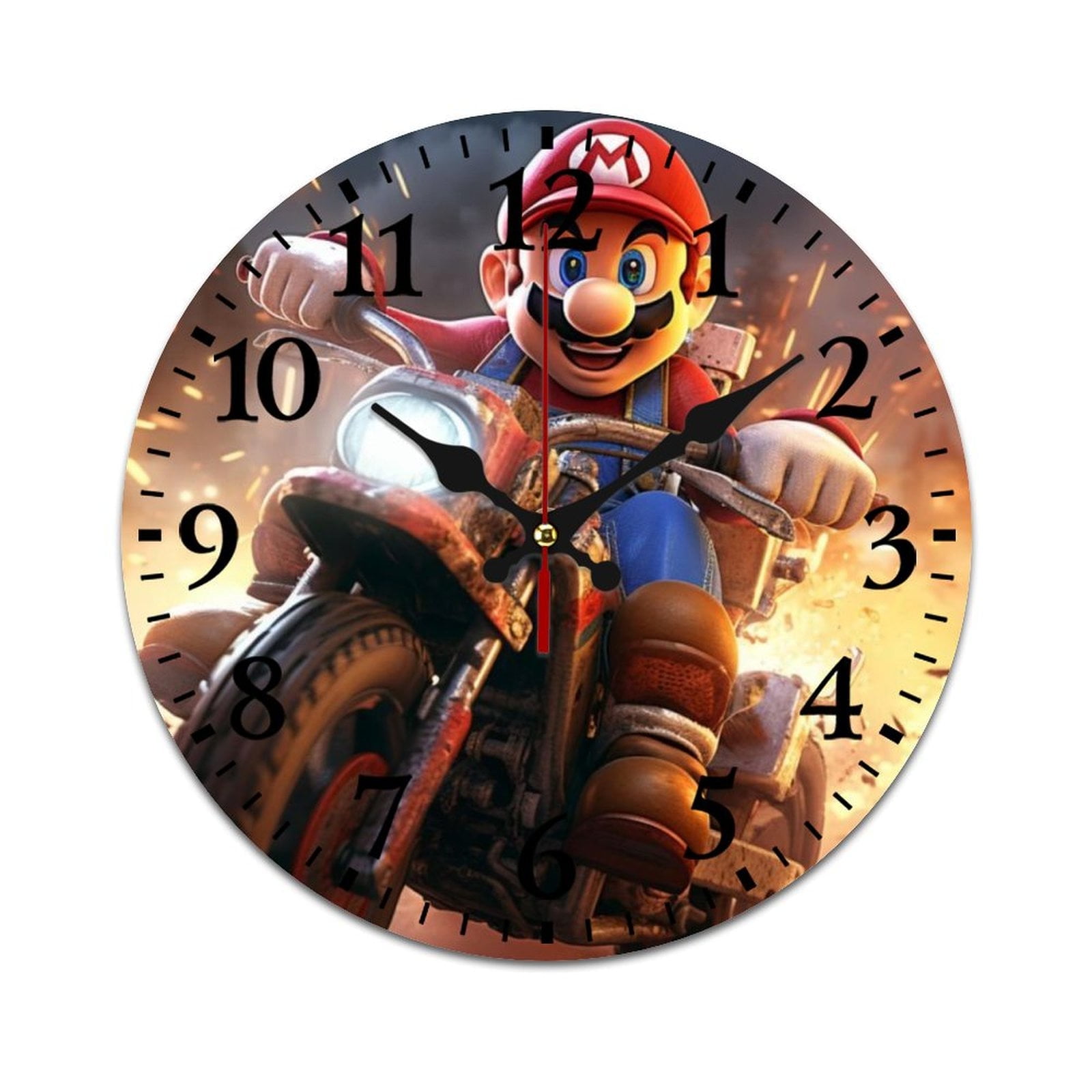 Super Mario wall clocks battery operated decorative 34cm/13.39in ...