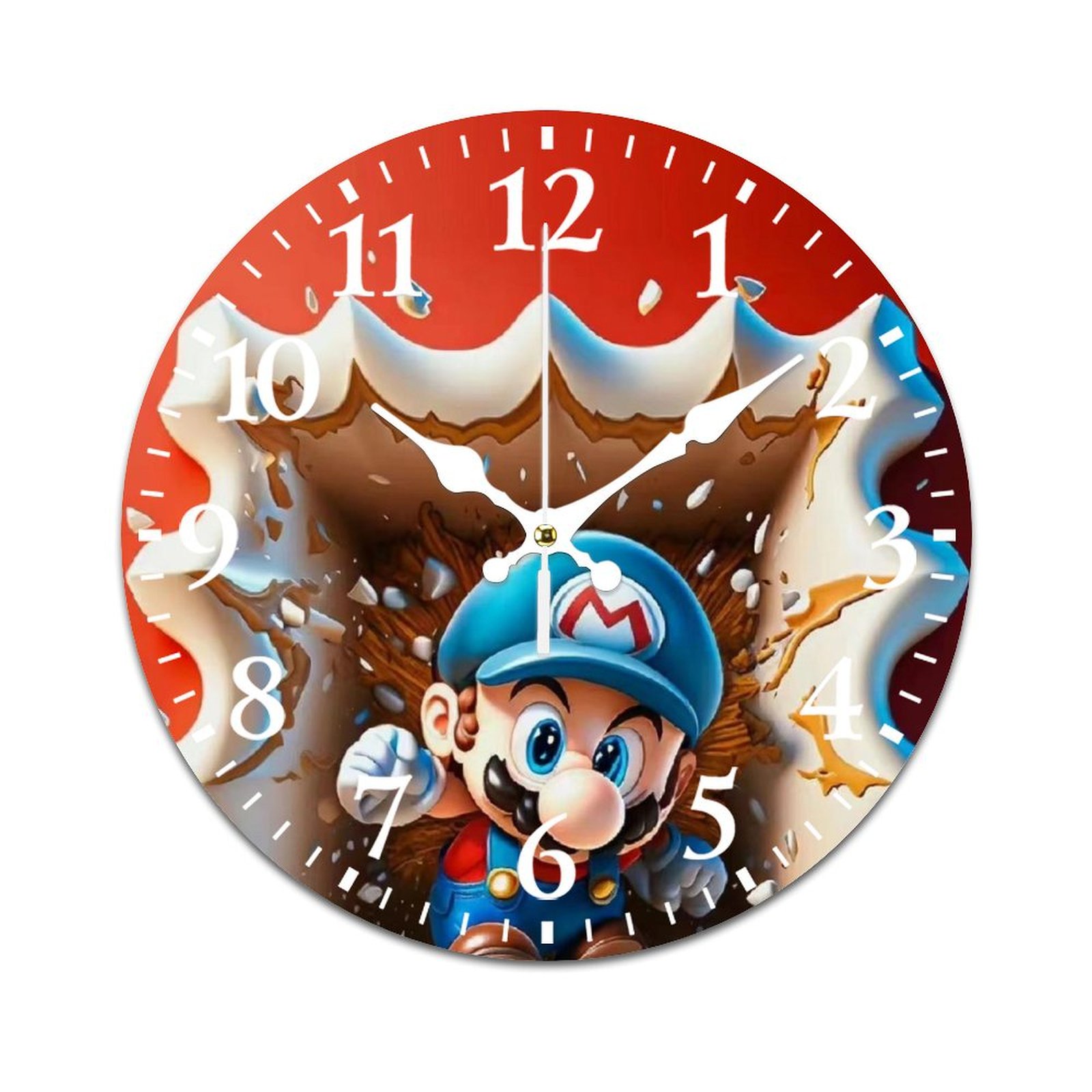 Super Mario wall clocks battery operated decorative 34cm/13.39in ...