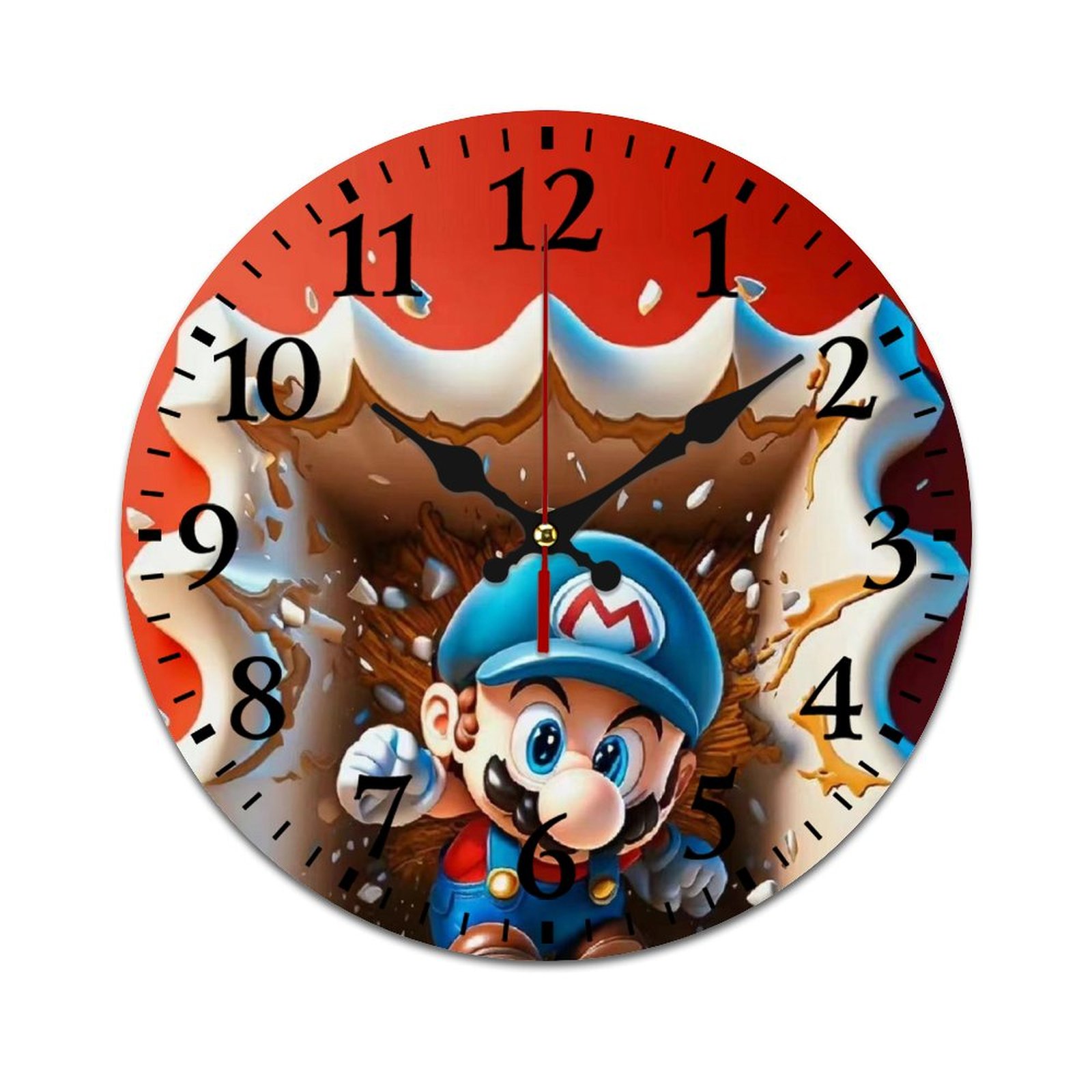Super Mario wall clocks battery operated decorative 34cm/13.39in ...