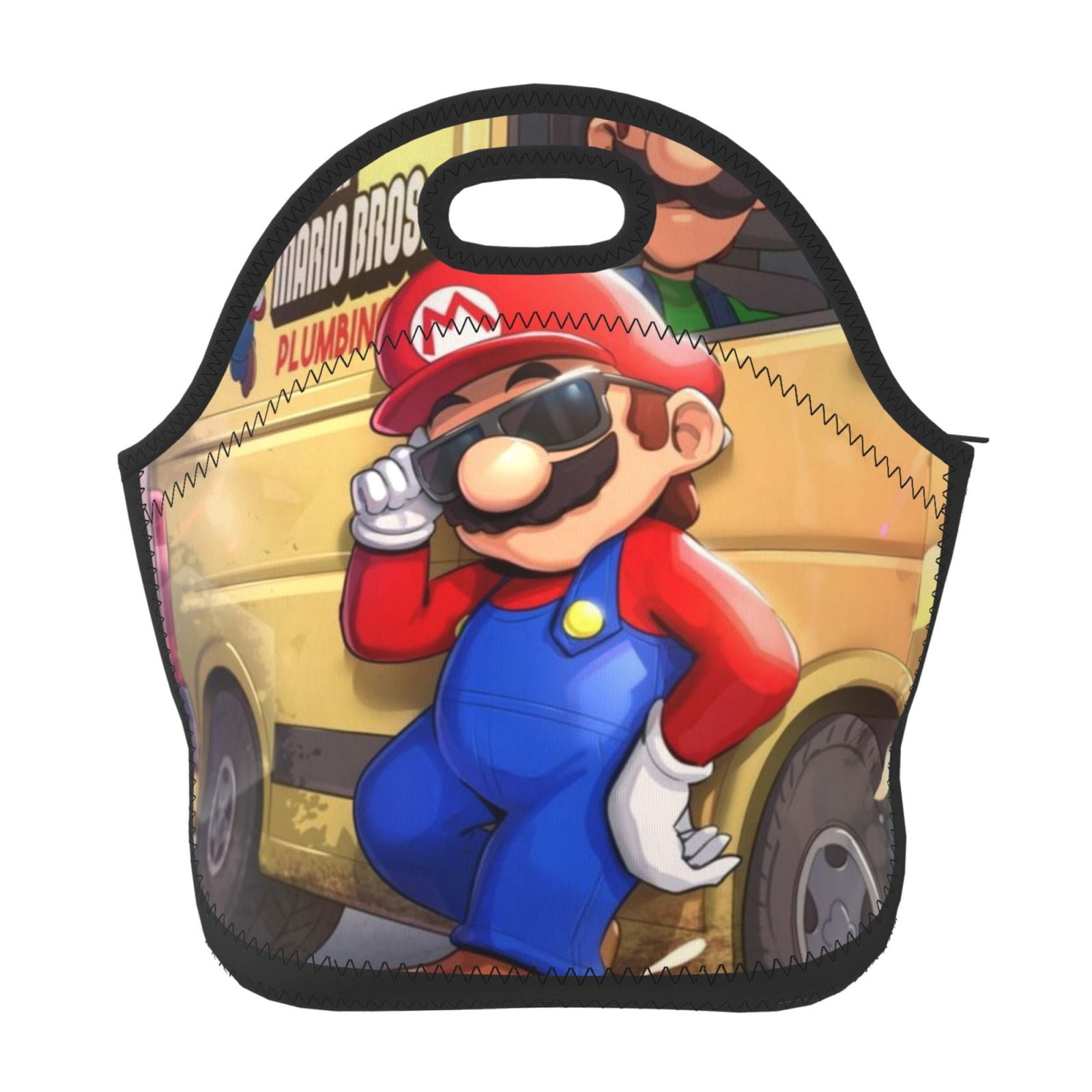 Super Mario Neoprene Lunch Bags, Vintage Fun Game Super Mario Lunch ...