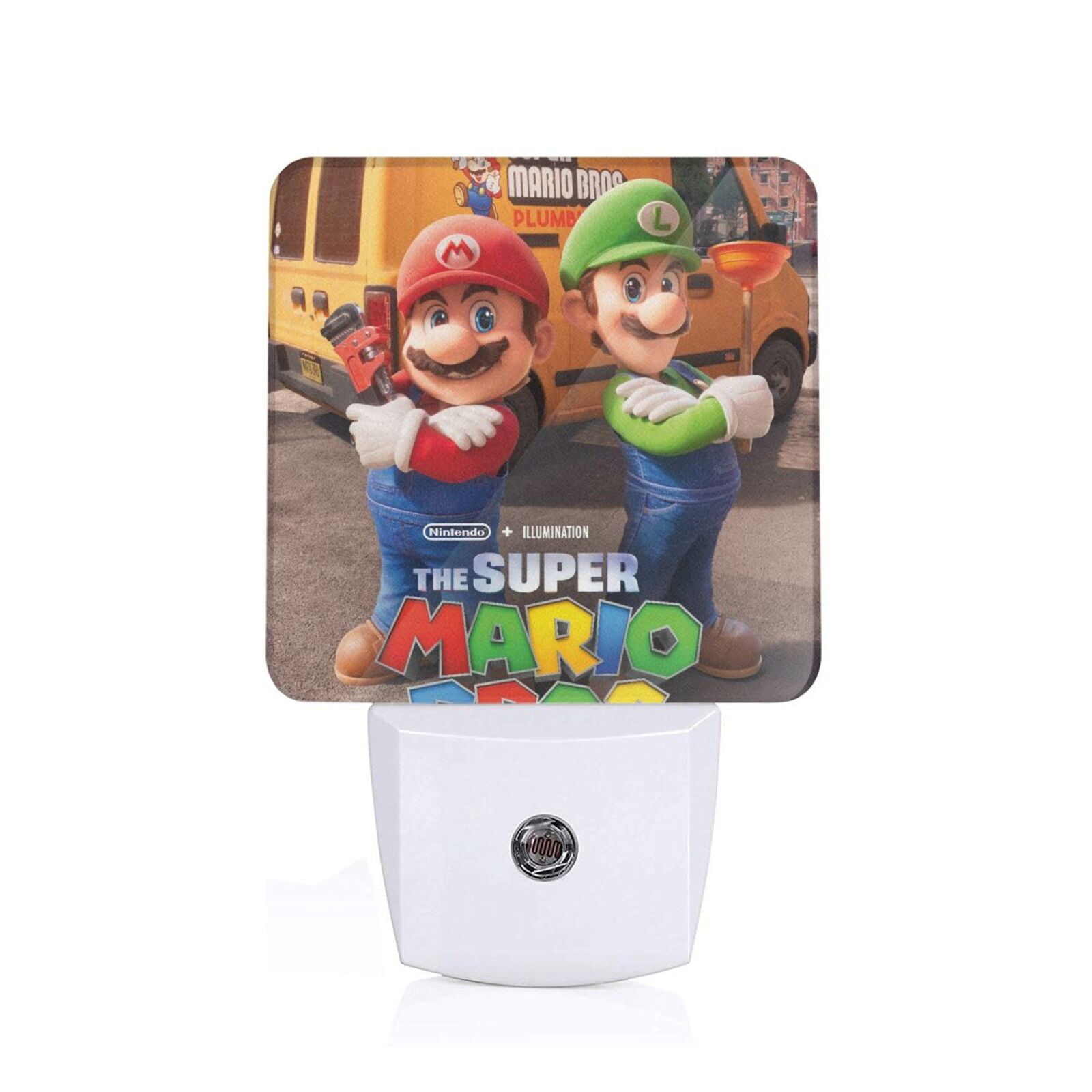 The Super Marioand Luigi Bros LED Night Lights Plug Into Wall,1 Pack ...