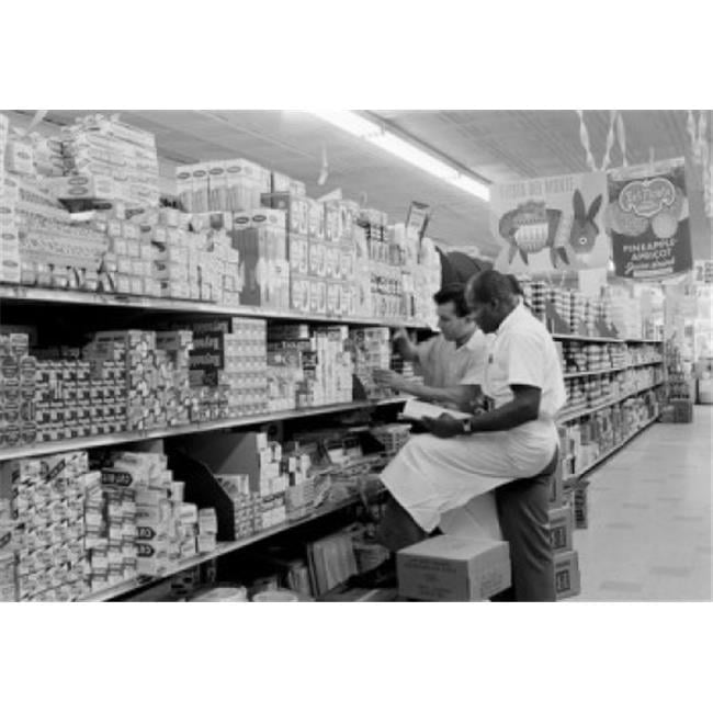 Super Market Clerks Taking Inventory Poster Print - Walmart.com