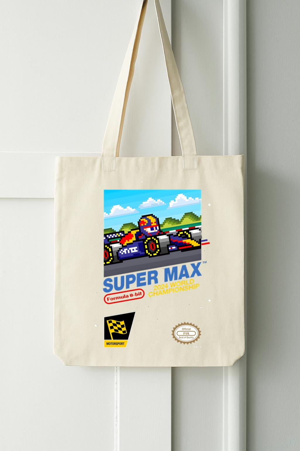 Super Max Verstappen Red Bull 2024 Formula 1 F1 Nintendo 8-bit Cap Tote ...