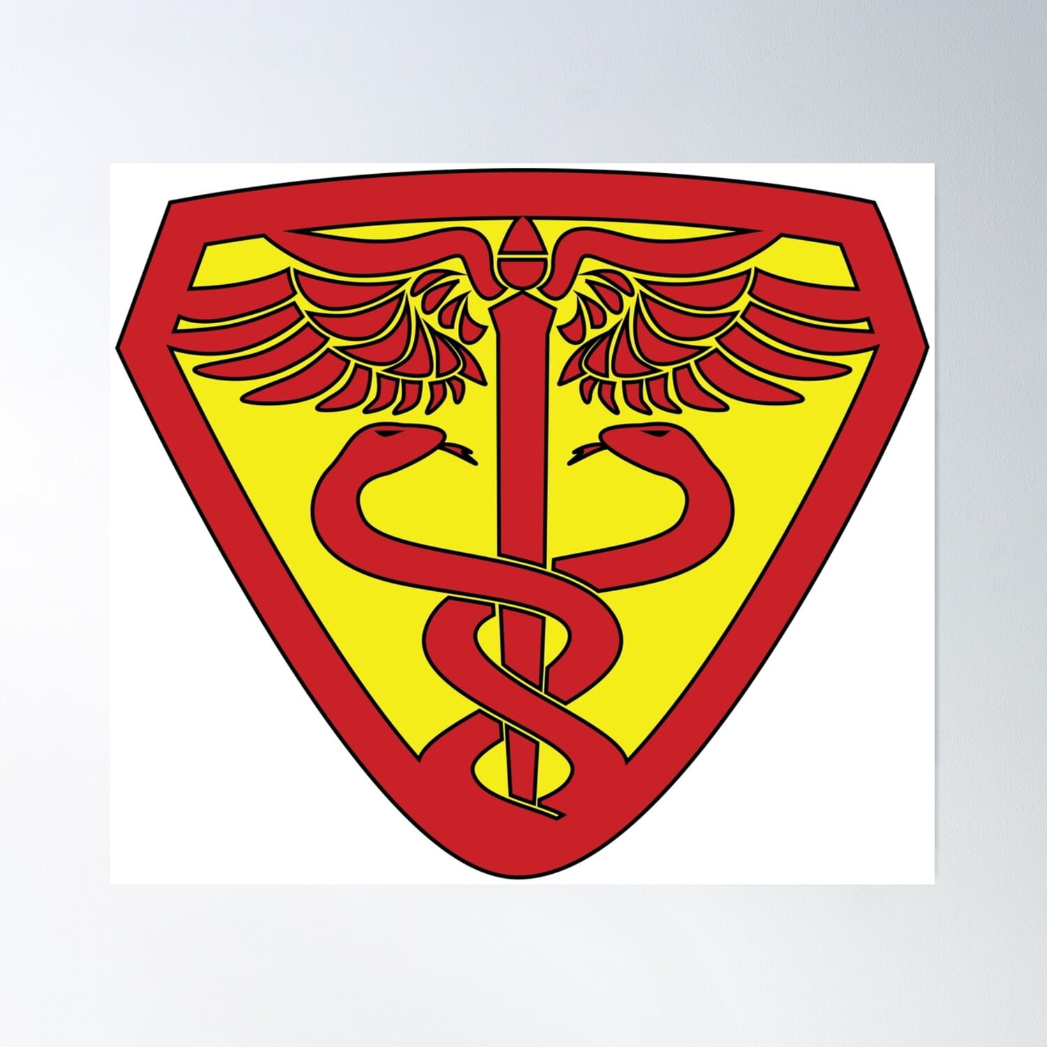 Super Medic Poster Wall Art, Modern Wall Decor, 16x16 UNFRAMED ...