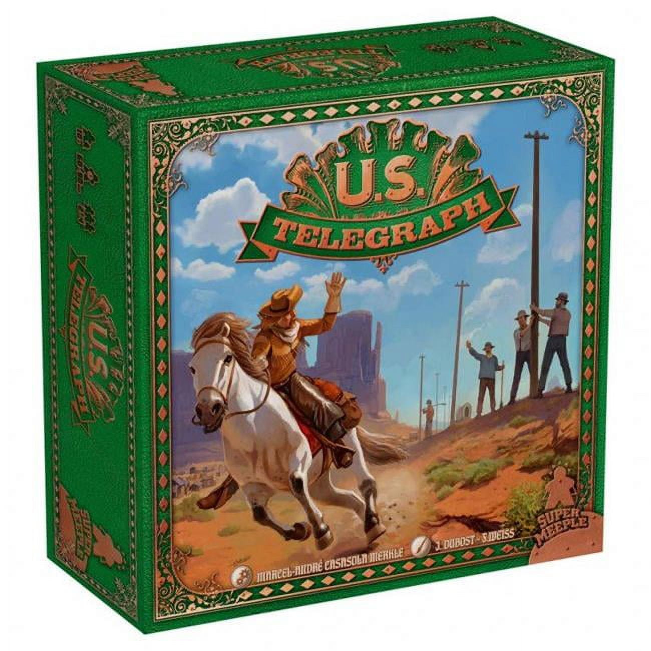 Super Meeple U.S. Telegraph - Strategy Board Game - Walmart.com