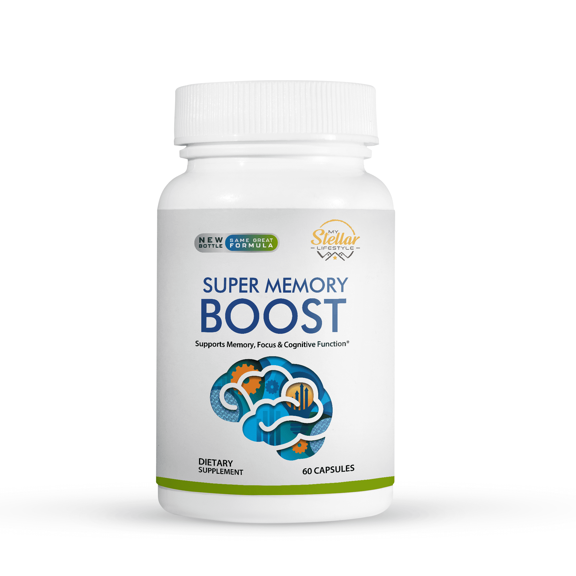 Super Memory Boost, supports memory, focus & cognitive function-60 ...
