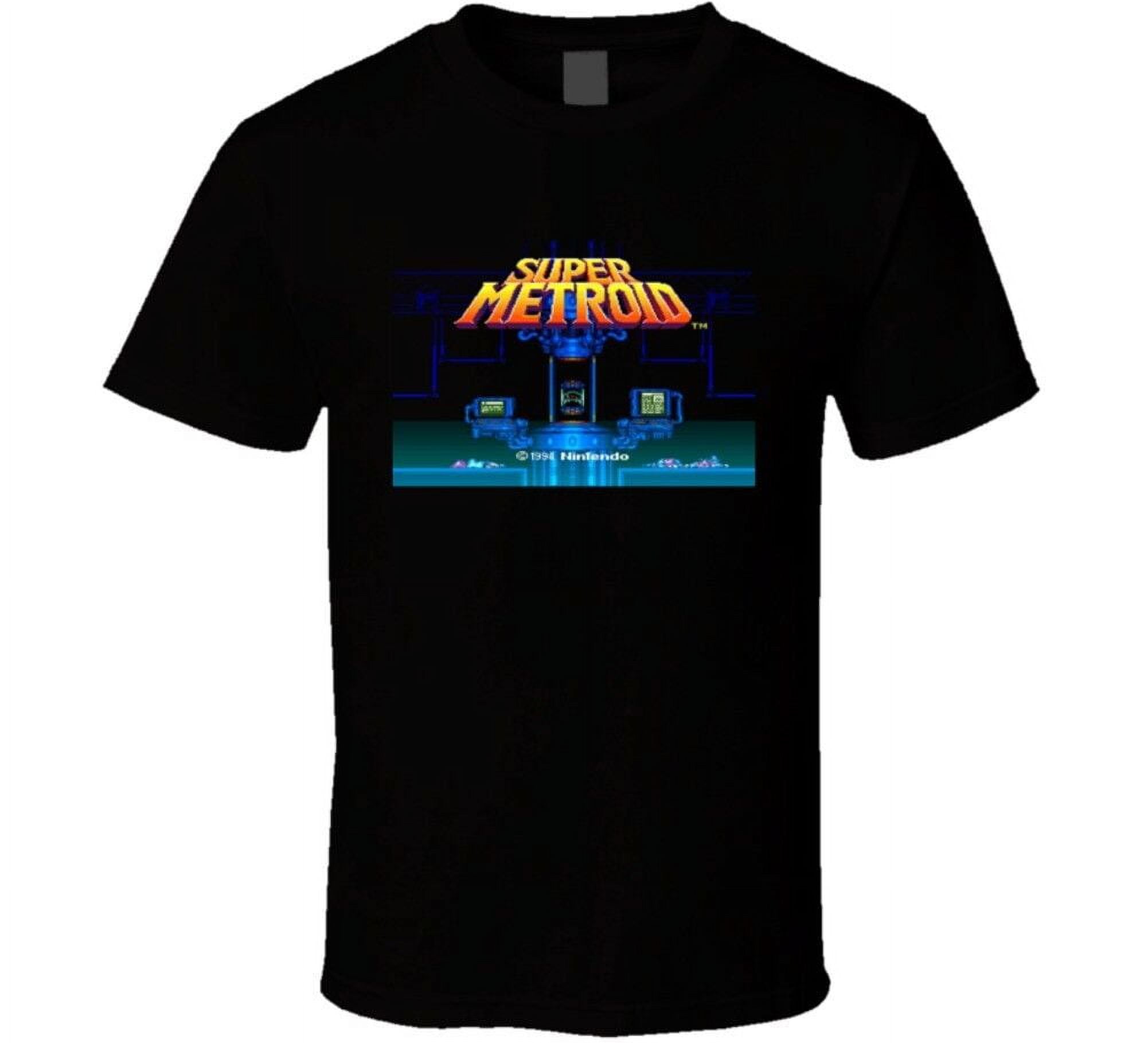 Super Metroid Game Intro Snes Retro Video Game T Shirt - Walmart.com