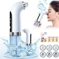 Super Micro Bubble Beauty Instrument Blackhead Remover With 6 Suction Heads Replaceable Strong