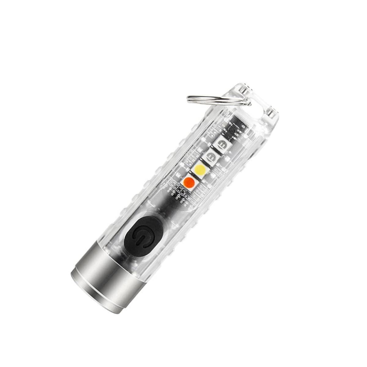 Super Mini Keychain LED Flashlight Rechargeable 400 Lumen Pocket ...