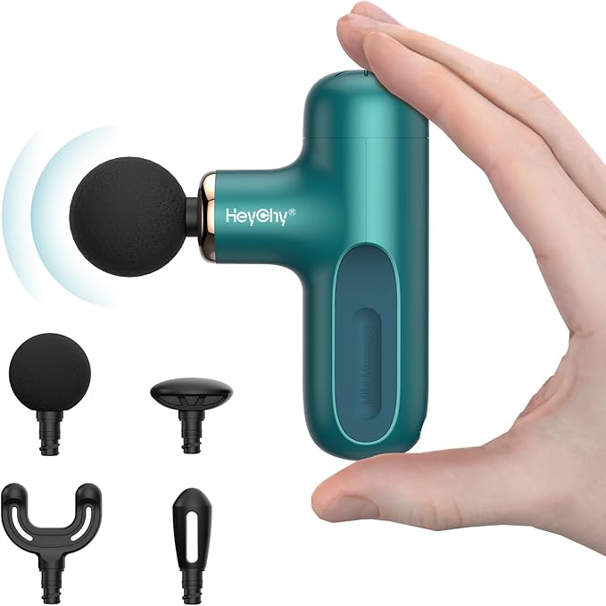 Super Mini Massage Gun Percussion Deep Tissues Muscle Massager Compact ...
