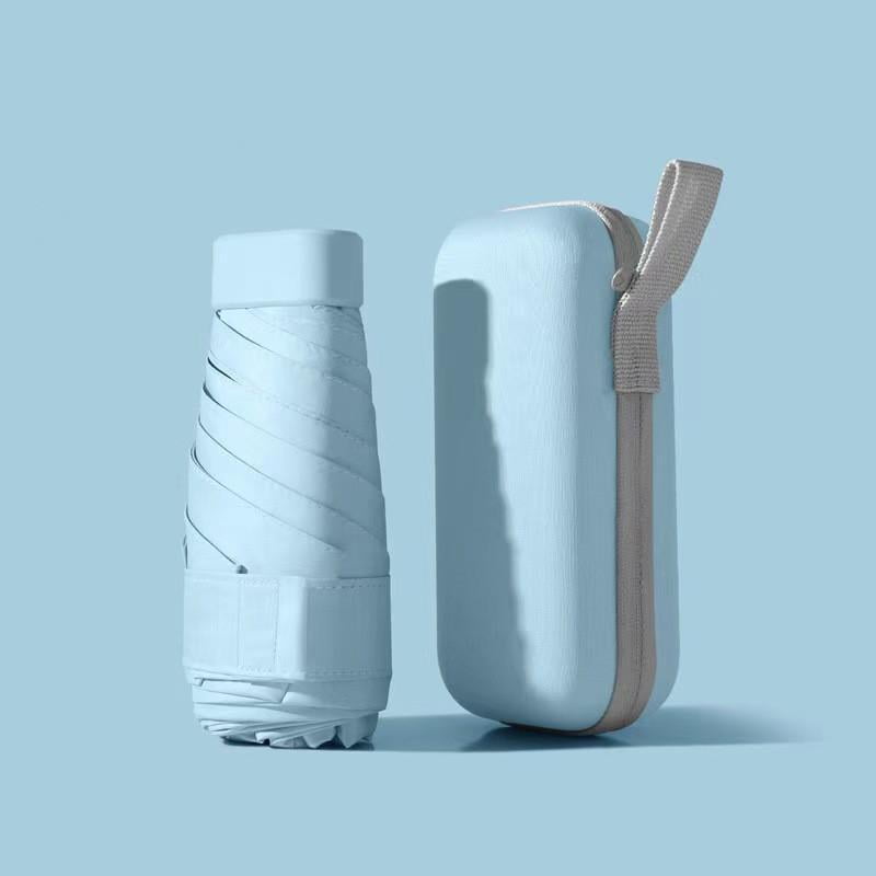 Super Mini Pocket Umbrella - Portable Lightweight Six-Fold Design with ...