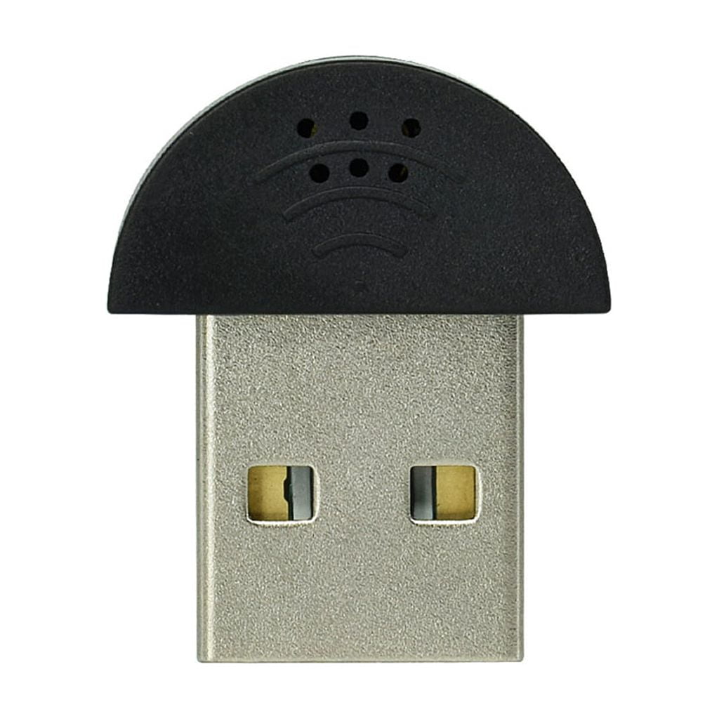 Super Mini USB Computer Microphone Mic Smallest Home Audio Adapter for ...