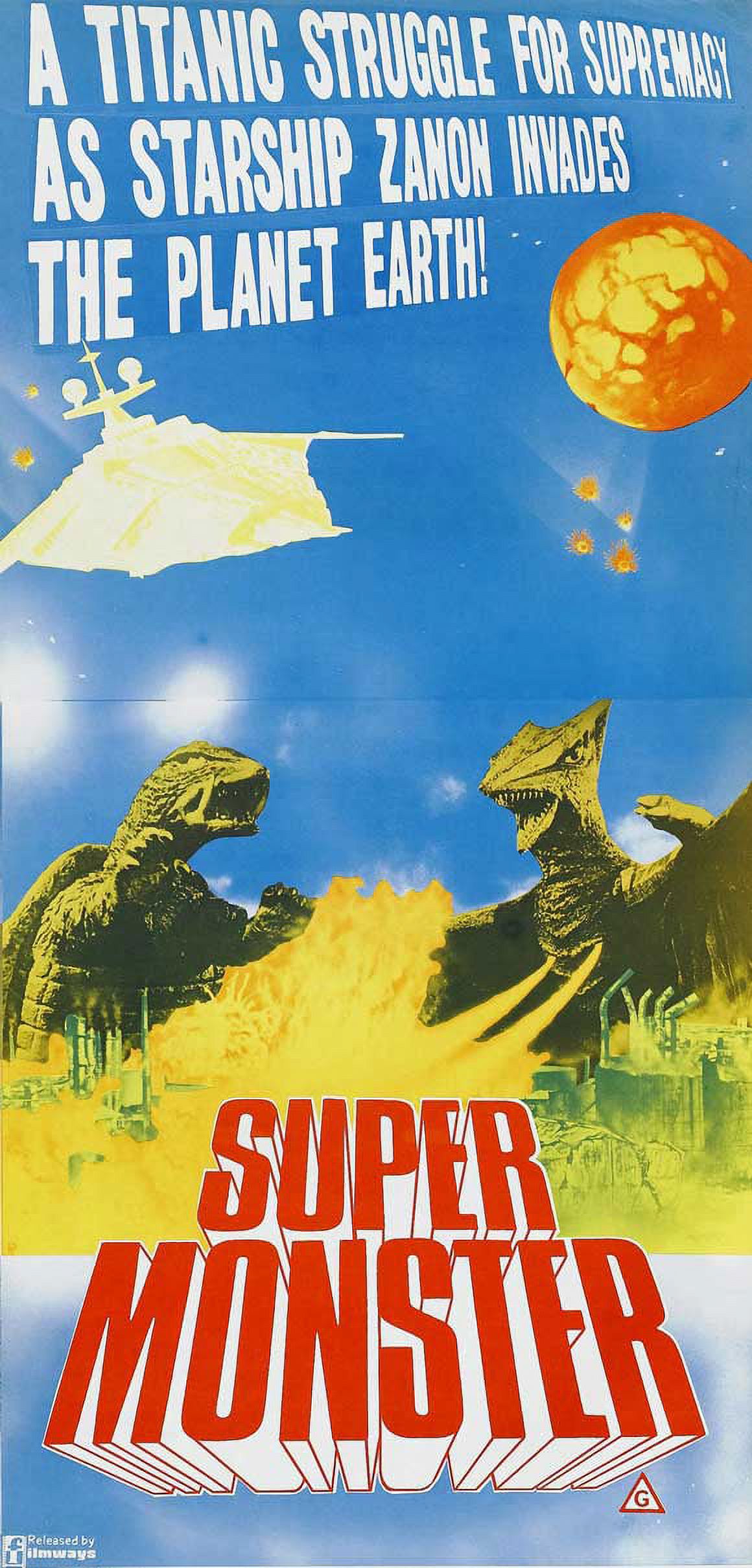 Super Monster - movie POSTER (Style A) (20" x 40") (1980) - Walmart.com