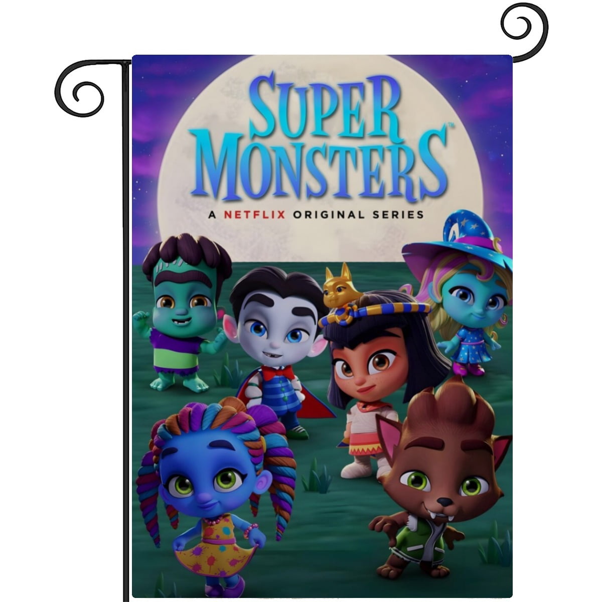 Super Monsters-themed Garden Flag. Perfect gift for fans, friends, and ...