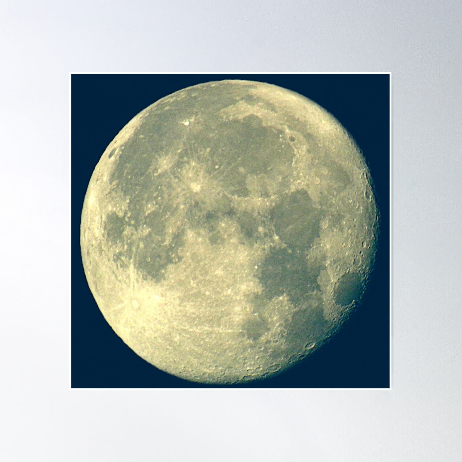 Super Moon Poster Wall Art, Modern Wall Decor, 16x16 UNFRAMED - Walmart.com
