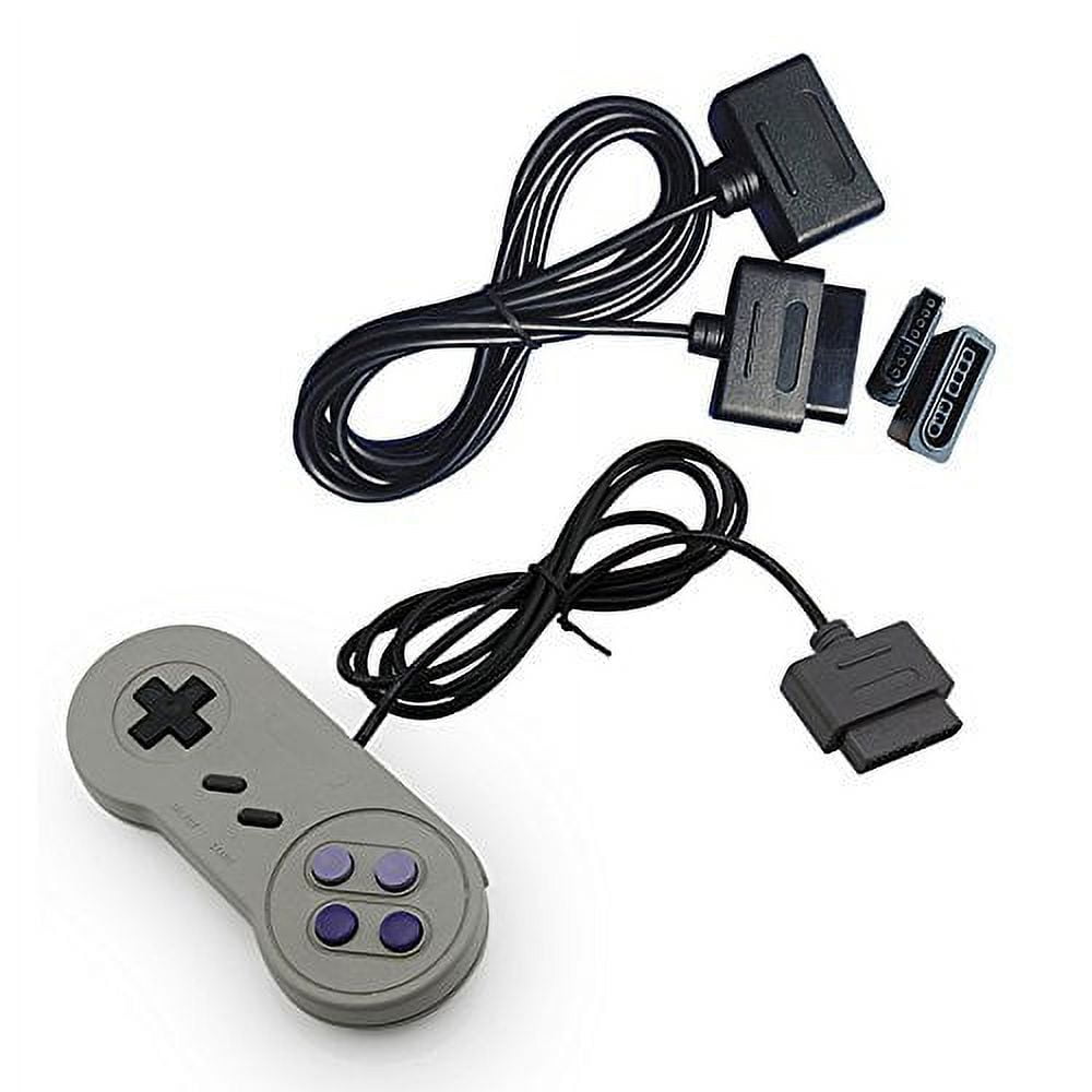 Super NES Controller With 6 Feet Extension For Super Nintendo SNES ...