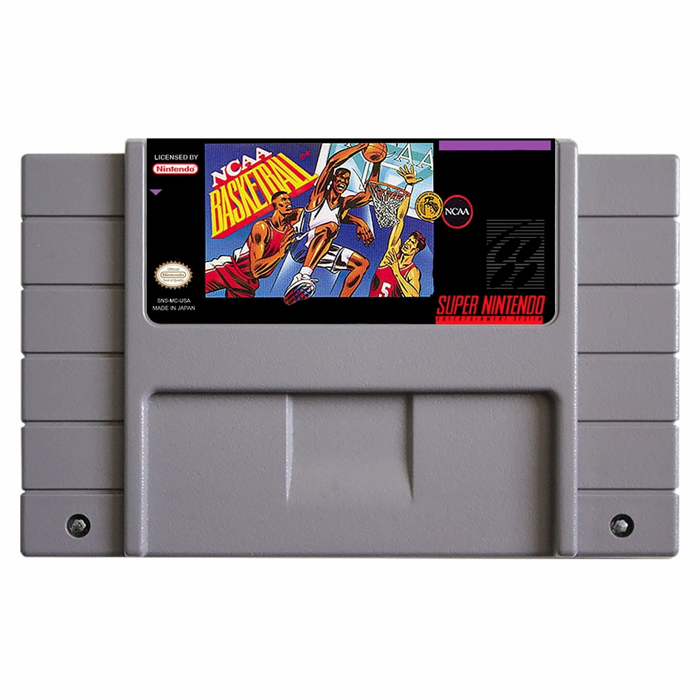 Super NES - NCAA Basketball Game Cartridge for SNES -16 Bit Retro Games ...