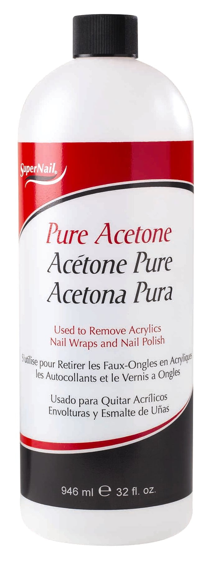 Super Nail 32oz Pure Acetone (Pack of 3) - Walmart.com