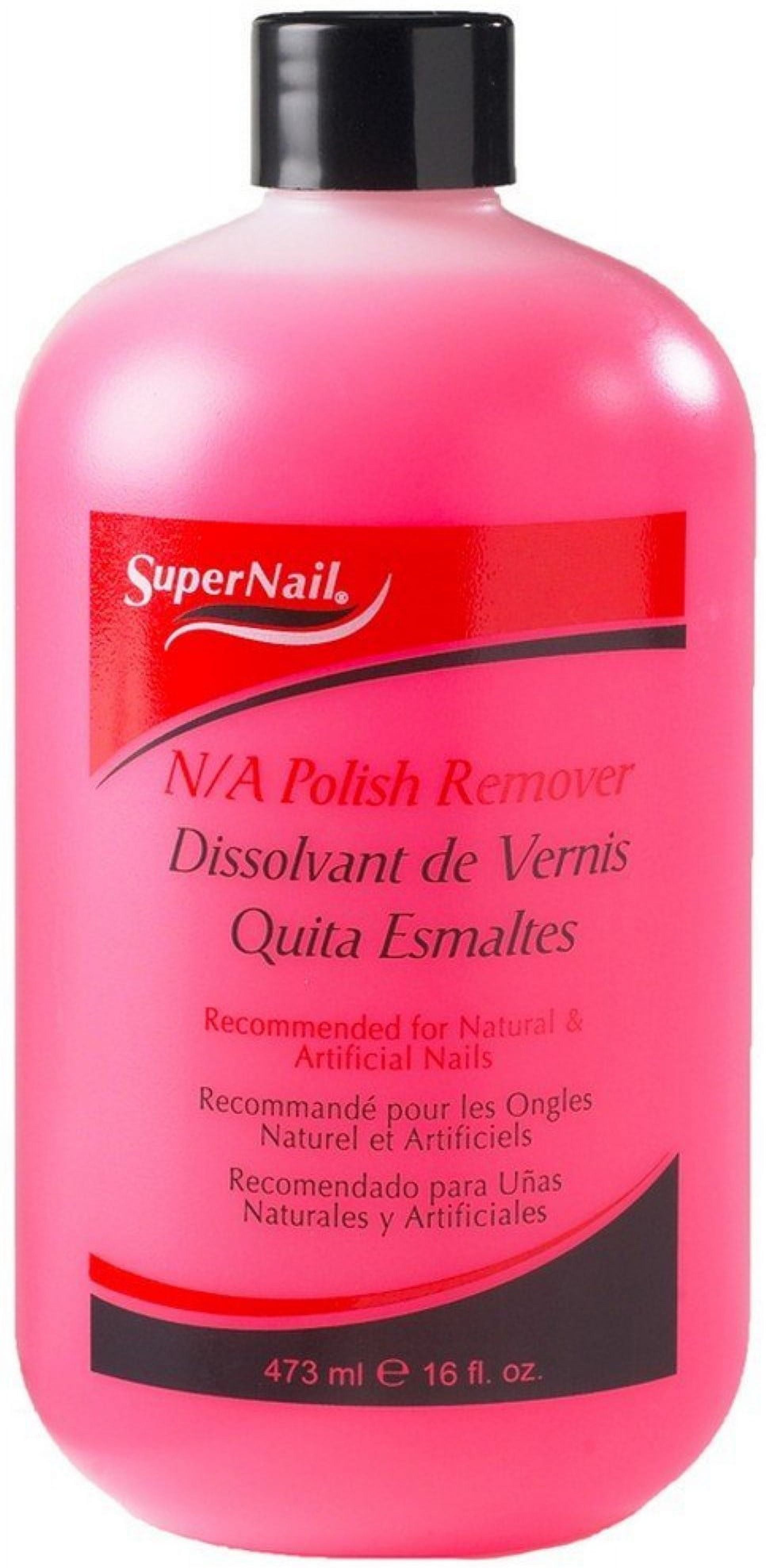 Super Nail Non-Abrasive Polish Remover, 16 oz (Pack of 4) - Walmart.com