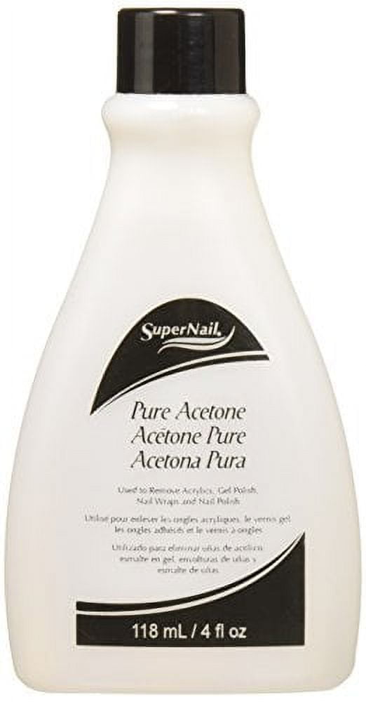 Super Nail Pure Acetone, 4 Fl Oz - Walmart Business Supplies