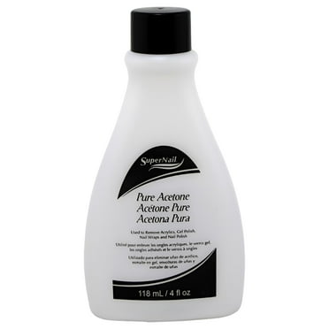 Super Nail Professional Pure Acetone Nail Polish Removal Liquid, 8 Oz ...