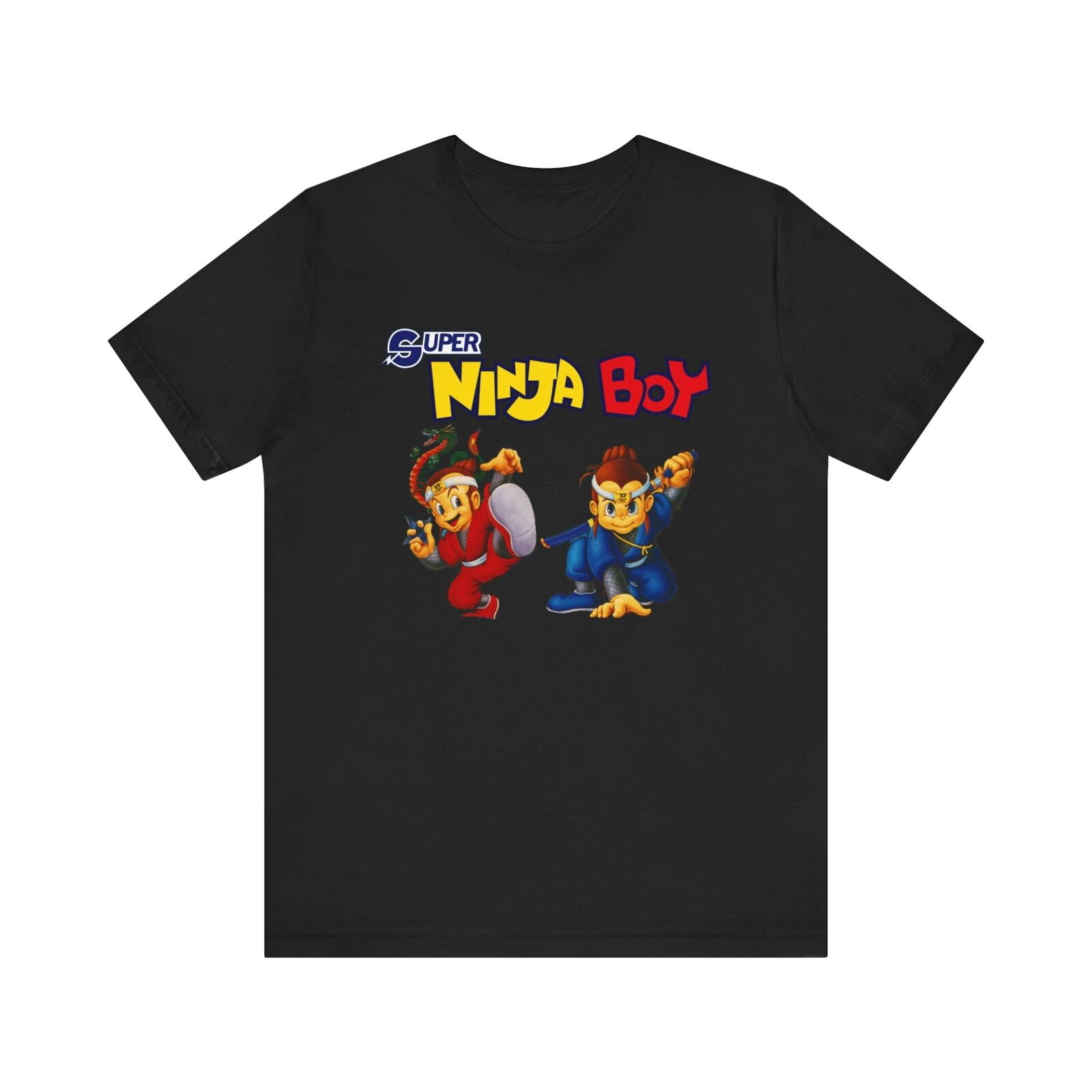 Super Ninja Boy SNES Retro Style 90's Cover Art Pixel Art Unisex T ...