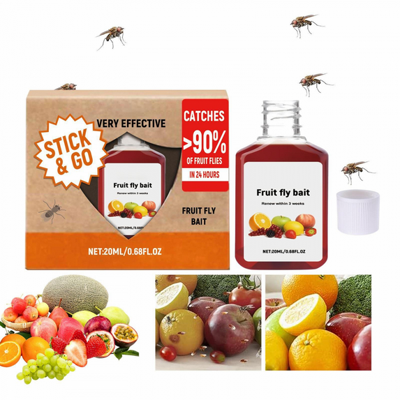 Super Ninja Fruit Ninja Fruit Fly Trap Bottle Highly Effective meal ...