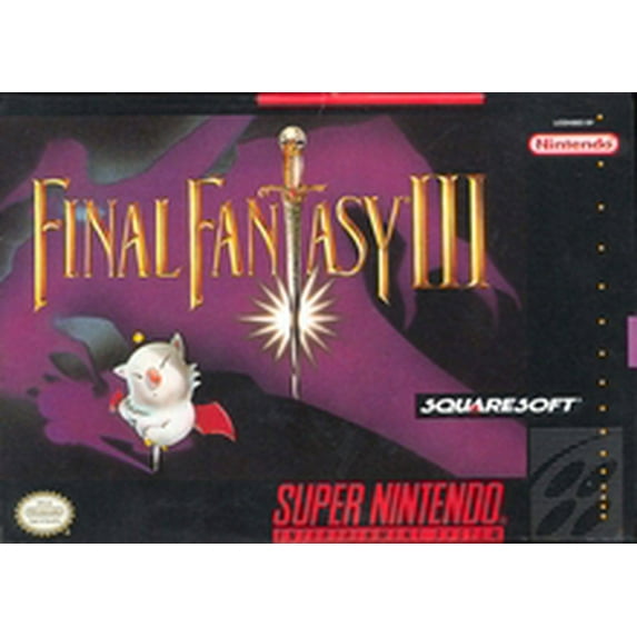 Super Nintendo Final Fantasy III - SNES Final Fantasy 3 - Game Only ...