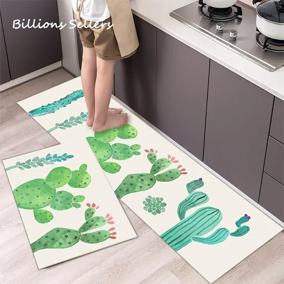 Super Non-slip Kitchen Floor Mats Absorbent Bathroom Entrance Doormat ...