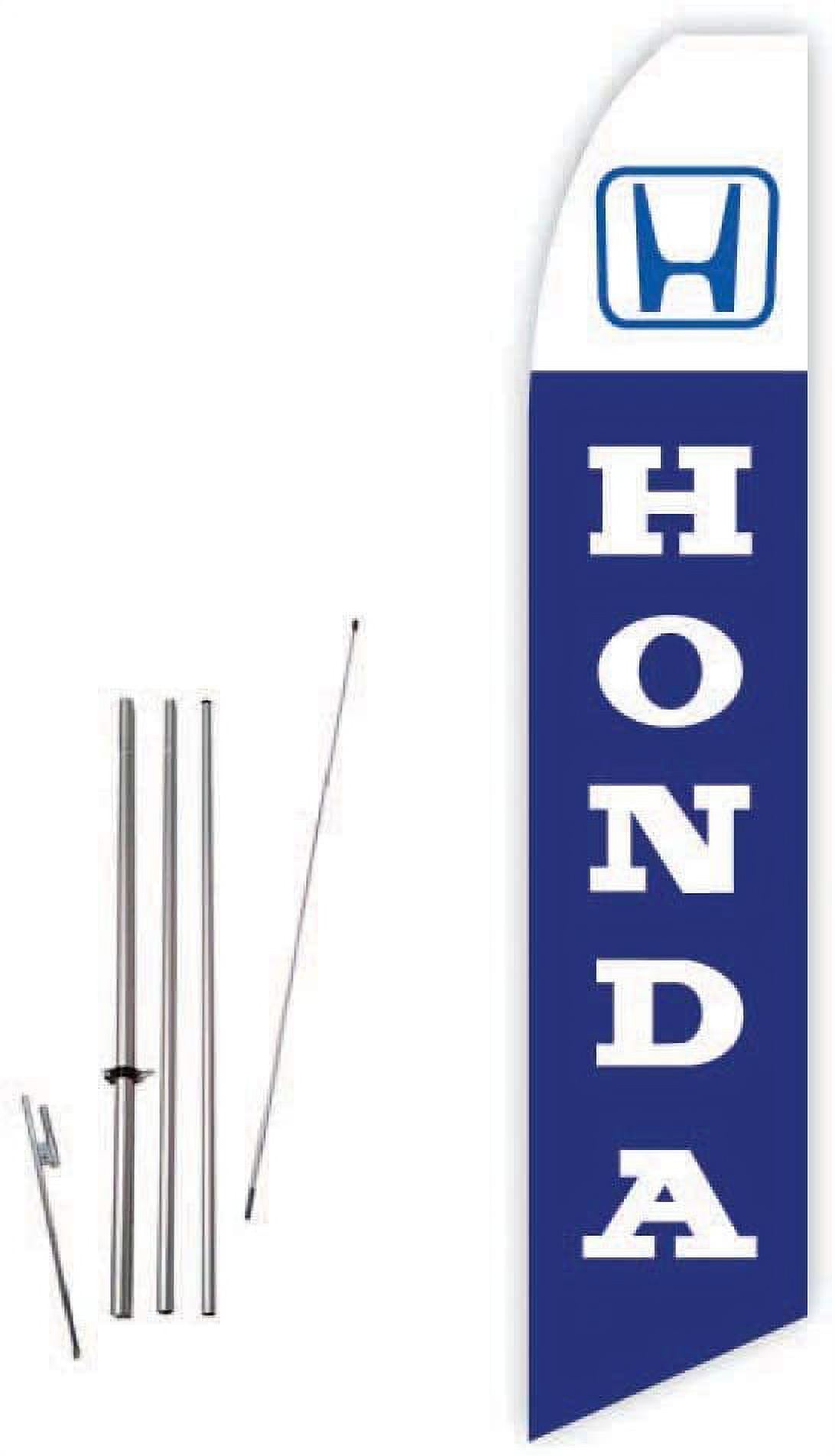 Super Novo Feather Flag (Blue) for Honda Dealership - Complete with ...
