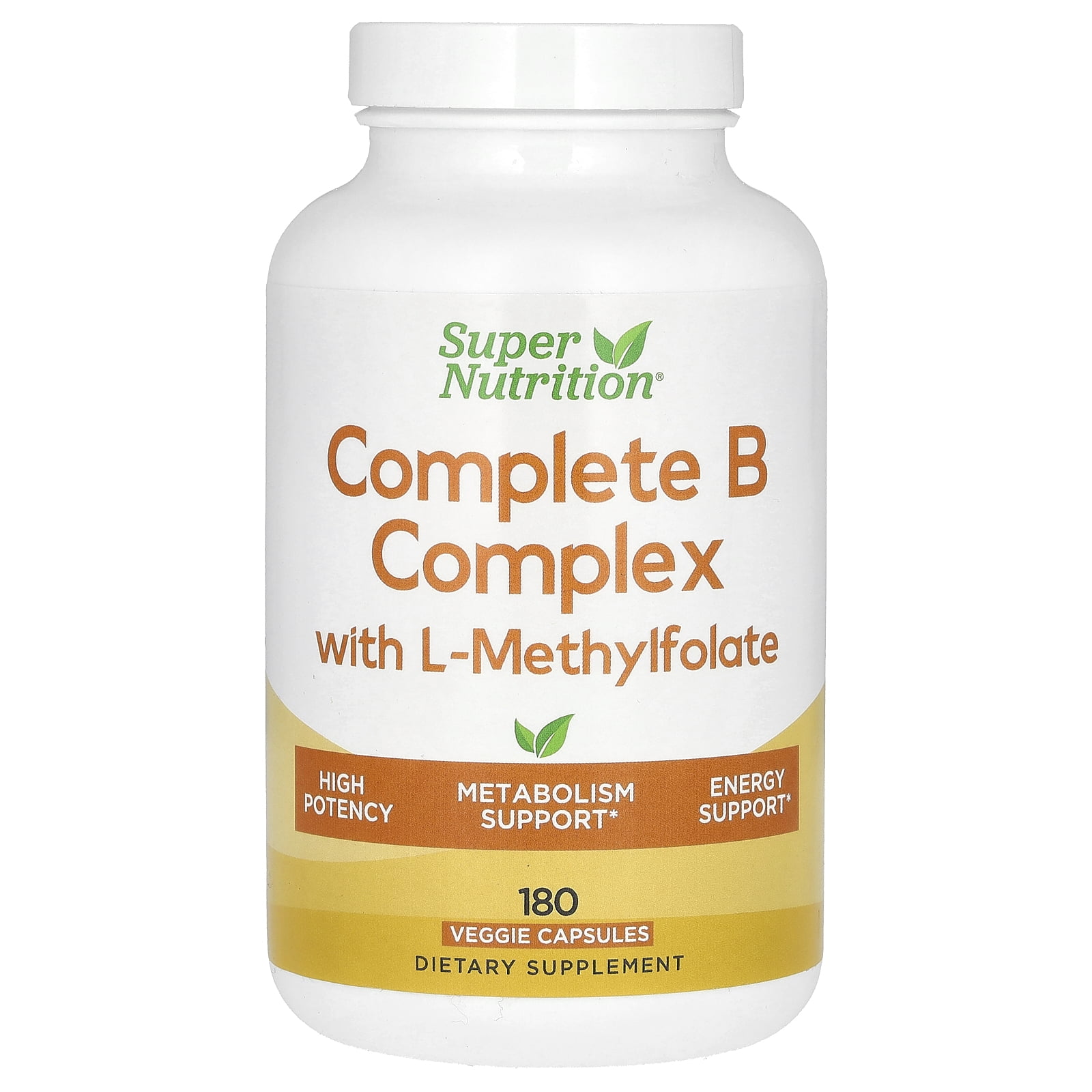 Super Nutrition Complete B Complex with L-Methylfolate with Biotin ...