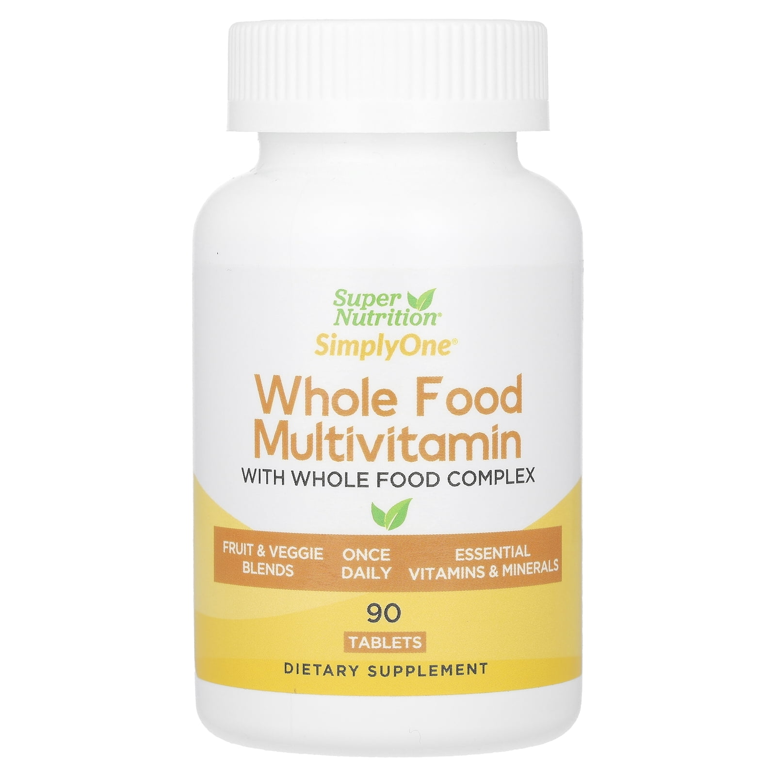 Super Nutrition SimplyOne Whole Food Multivitamin, 90 Tablets - Walmart.com