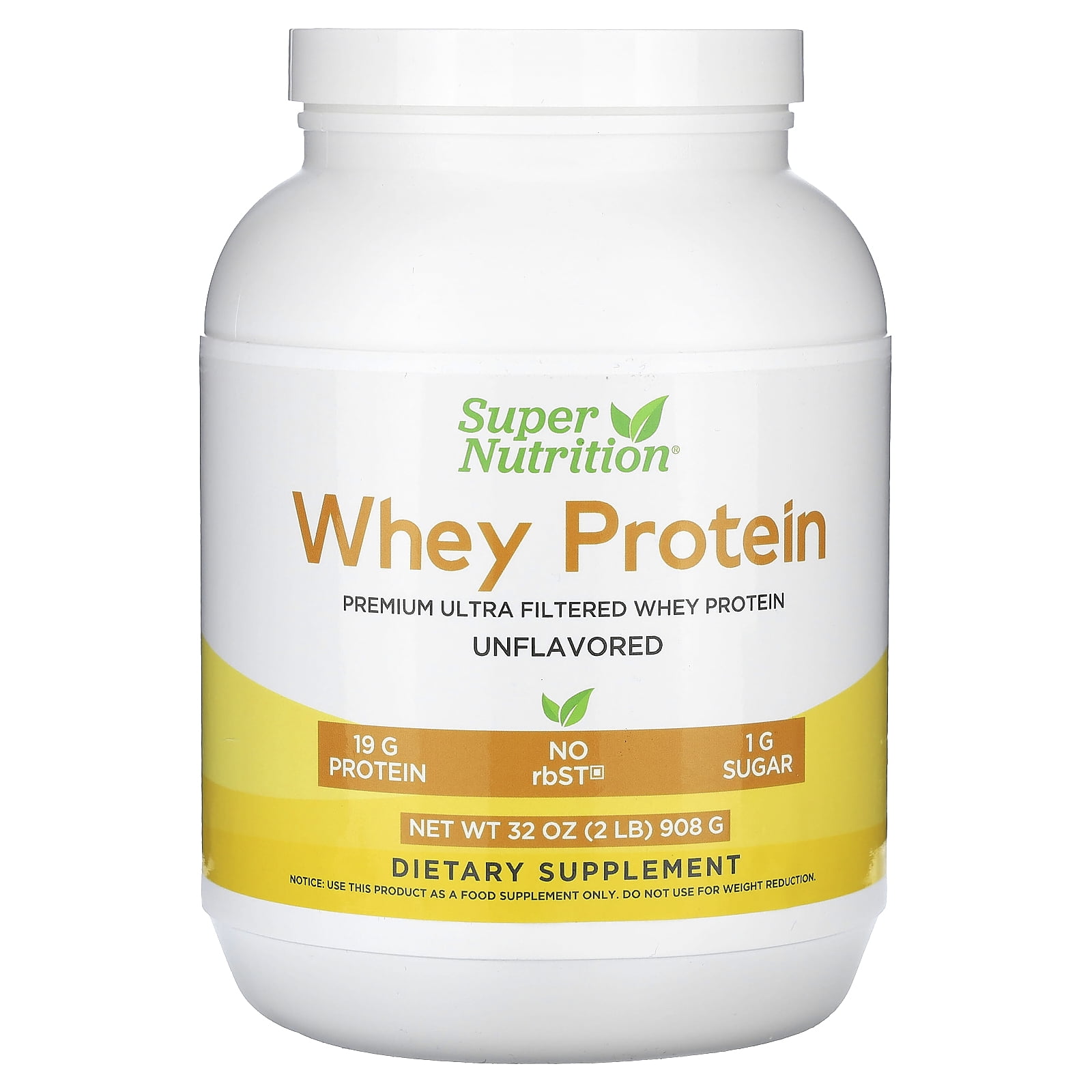 Super Nutrition Ultra Filtered Whey Protein Powder with Sunflower ...