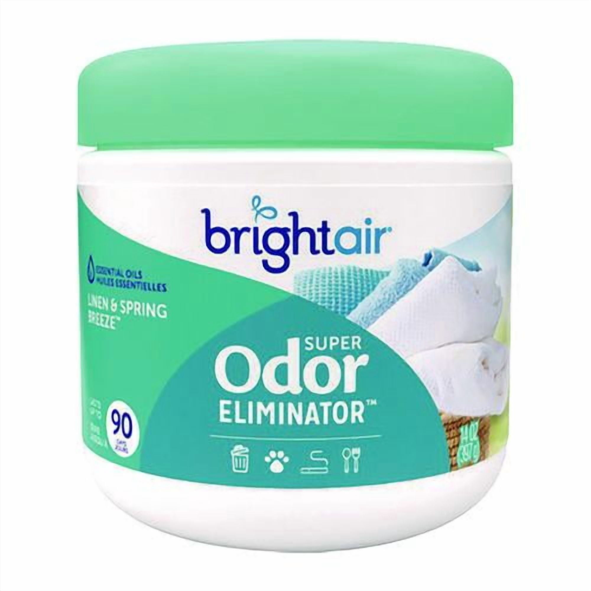 Super Odor Eliminator, Linen and Spring Breeze, 14 oz Jar | Bundle of 2 ...