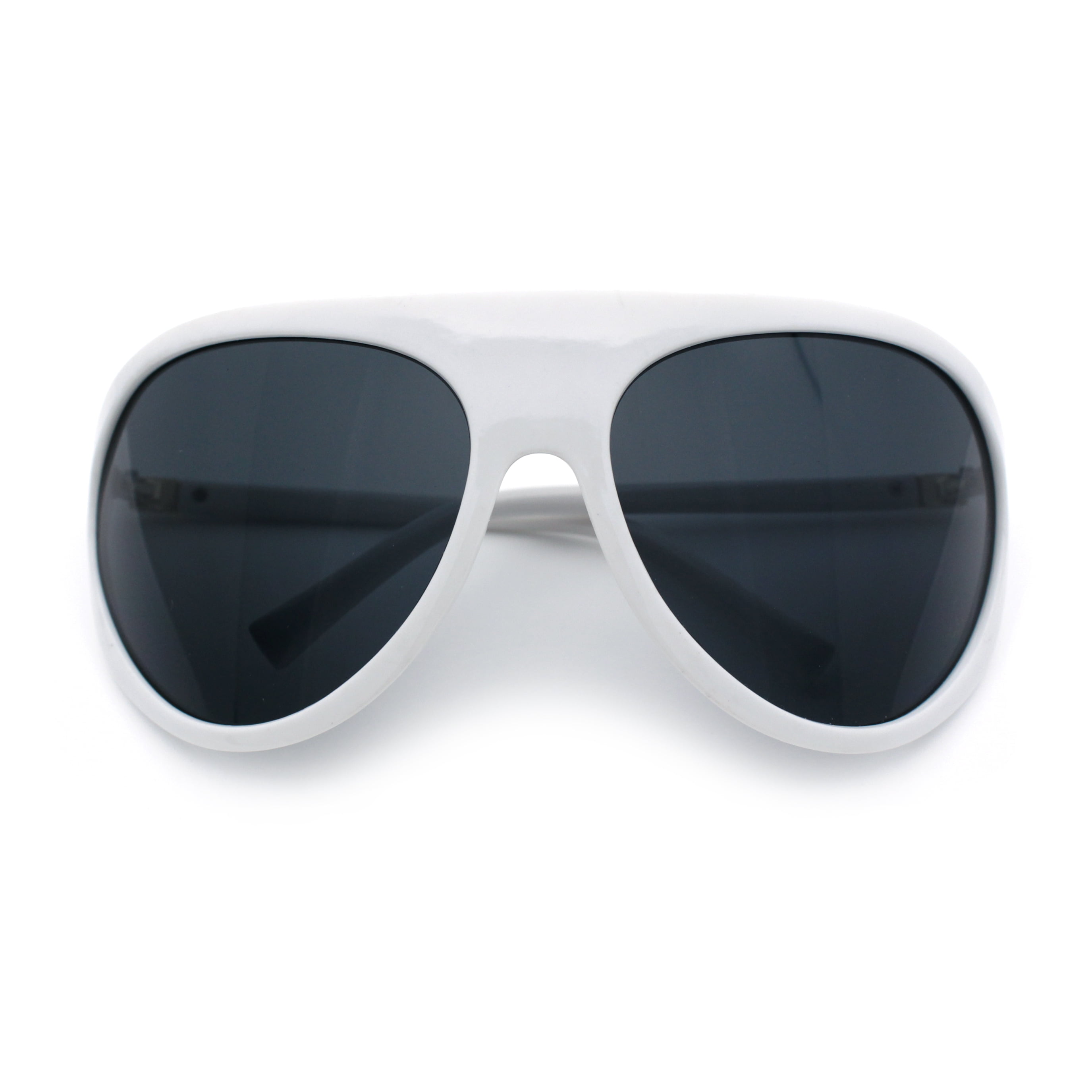 Super Oversized Wrap Around Curved Goggle Style Round Racer Sunglasses ...