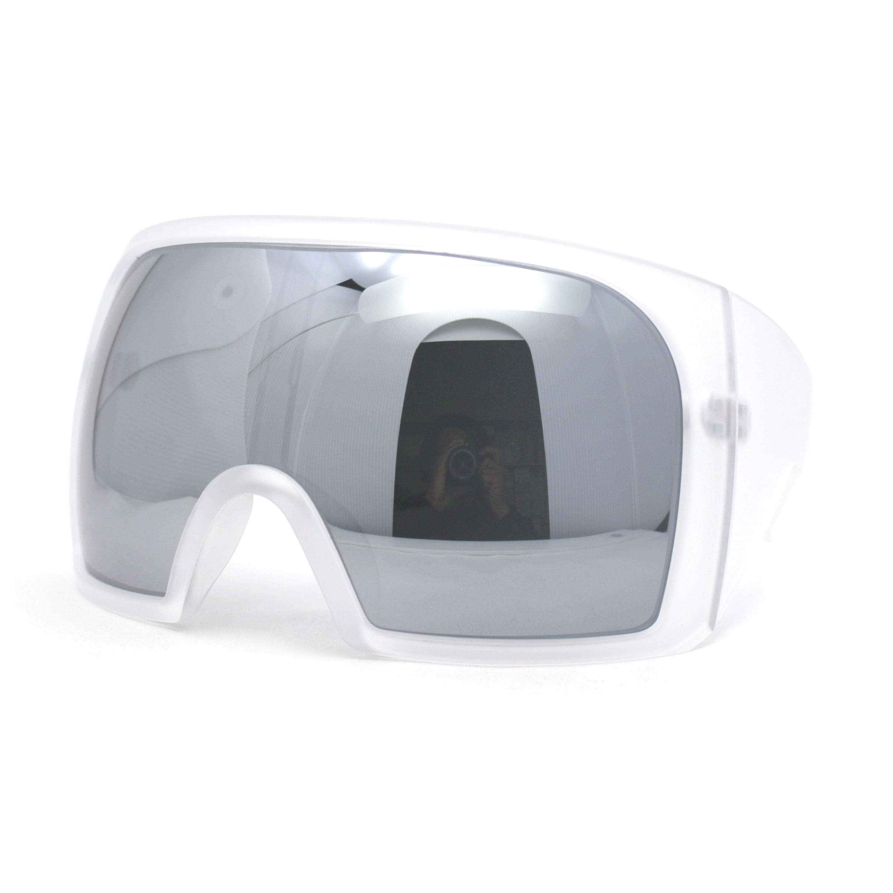 Super Oversized XXL Goggle Style Wrap Around Sport Plastic Sunglasses ...