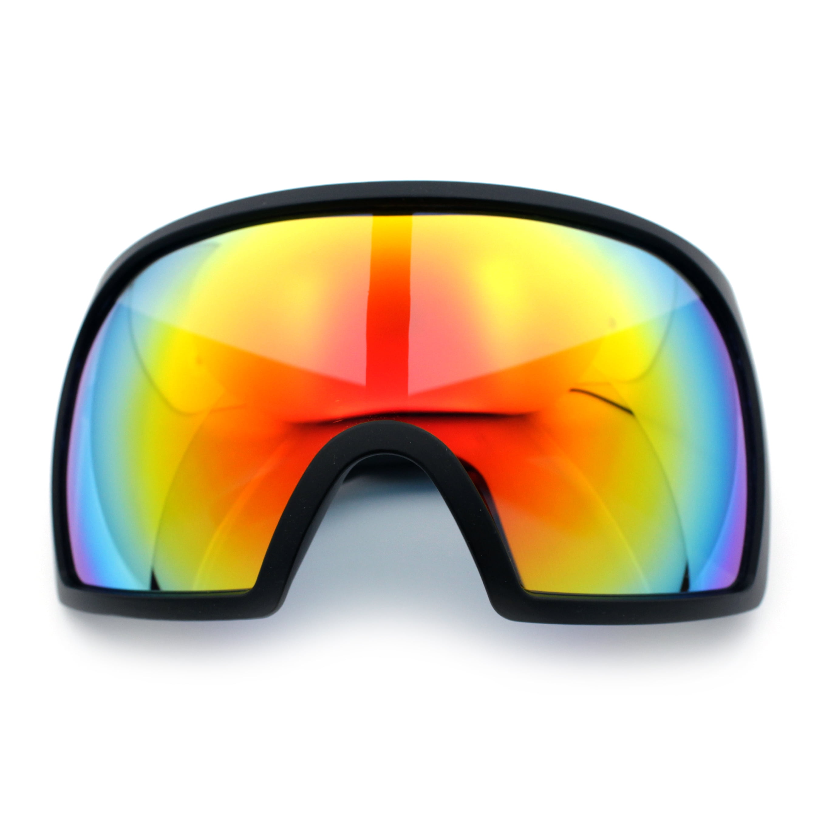 Super Oversized XXL Goggle Style Wrap Around Sport Plastic Sunglasses ...