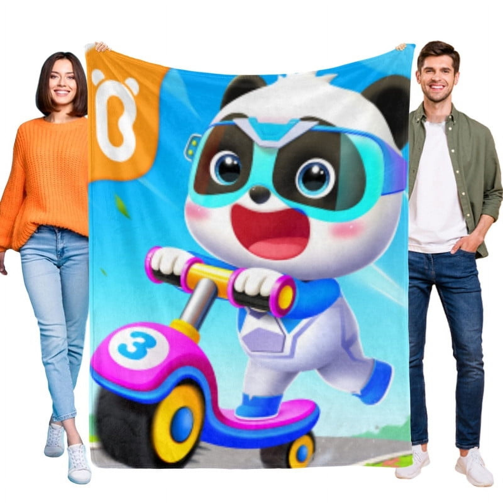 Super Panda's Ocean Rescue Mission Throw Blanket Gifts for Fans Girls ...