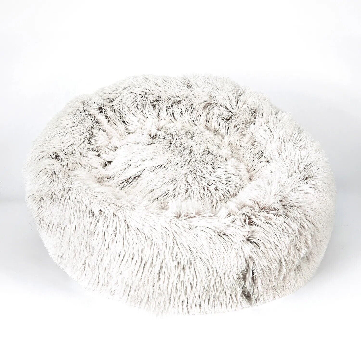 Super Plush Cuddler Round Soft Dog Bed Comfortably Stuffed Choose Size ...