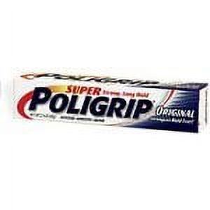 SUPER POLIGRIP Extra Strength Denture Adhesive Powder 1.60 oz (Pack of ...