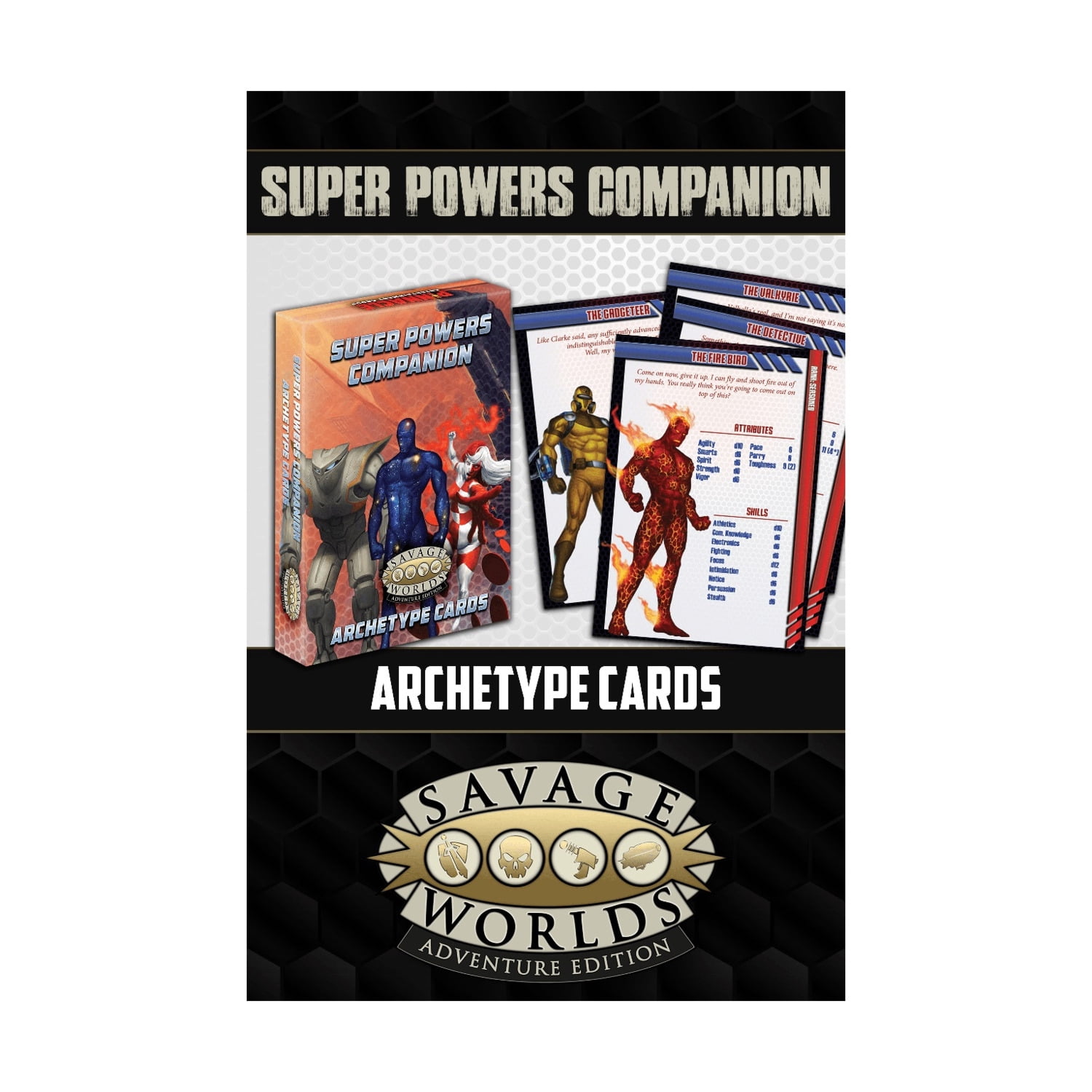 Savage Worlds RPG: Super Powers - Archetype Cards Boxed Set - Walmart.com