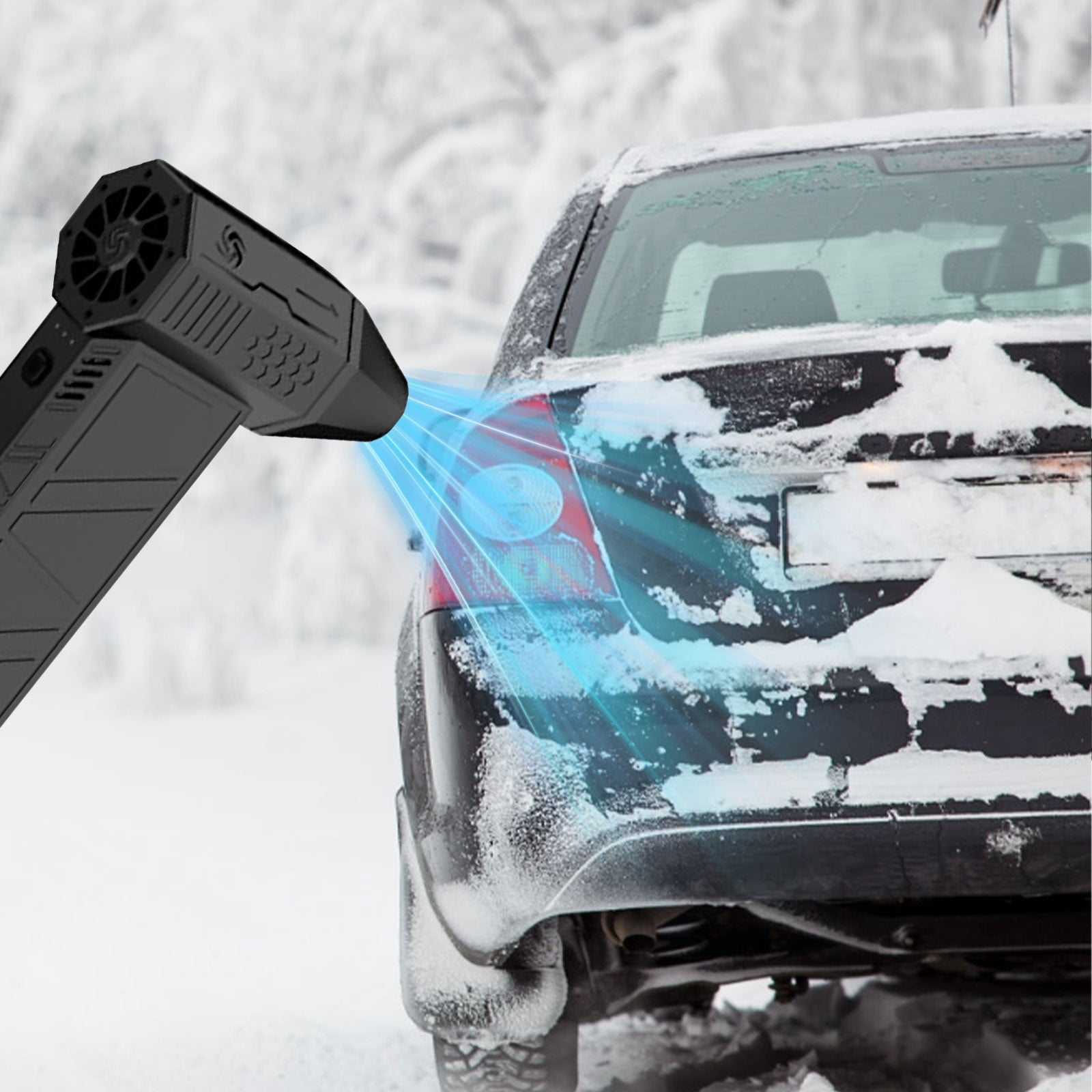 Super Powerful Turbo Fan Brushless with USB Rechargeable for Dust Snow ...