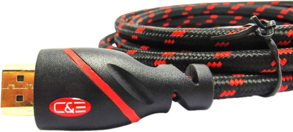 Super Premium 6ft (1.8M) HDMI Cable 1.4v Supports Ethernet, 3D& Audio ...