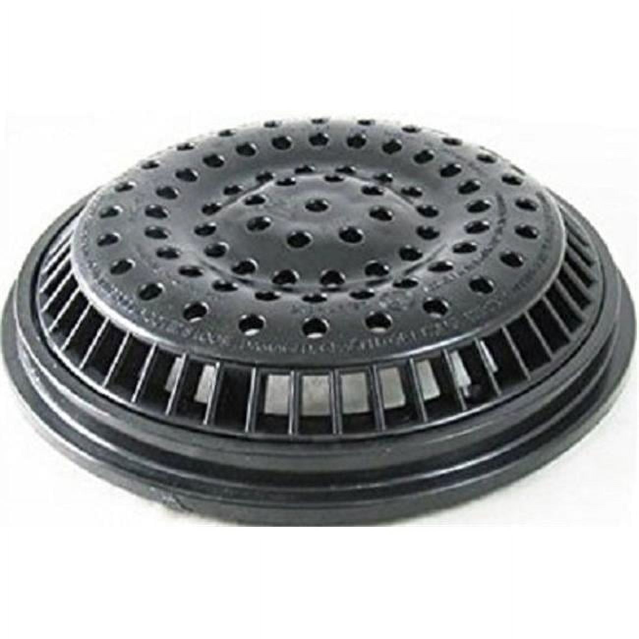 Super-Pro SG640-2317VC 8 in. Round Anti-Vortex Main Drain Frame & Grate ...