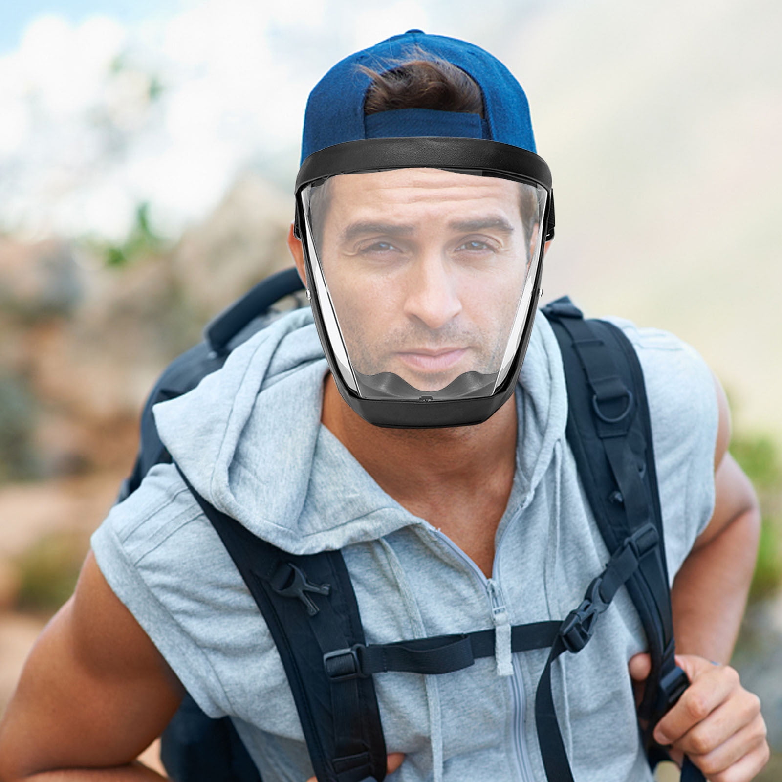 Super Protective Face Mask, Non Fogs Mask, Adult Clear Face Mask ...