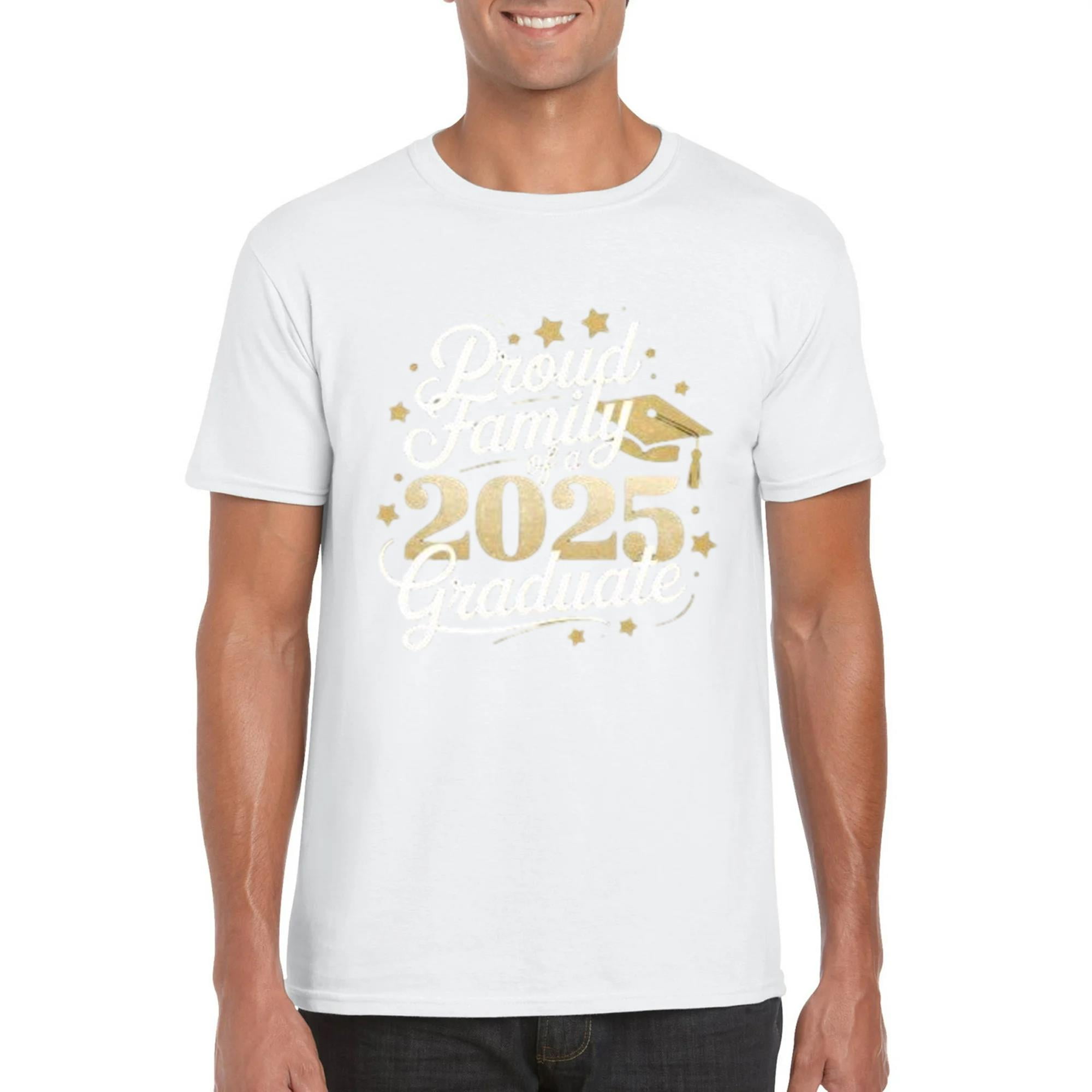 Super Proud Family of 2025 Graduate Senior Celebration T-Shirt, for men ...