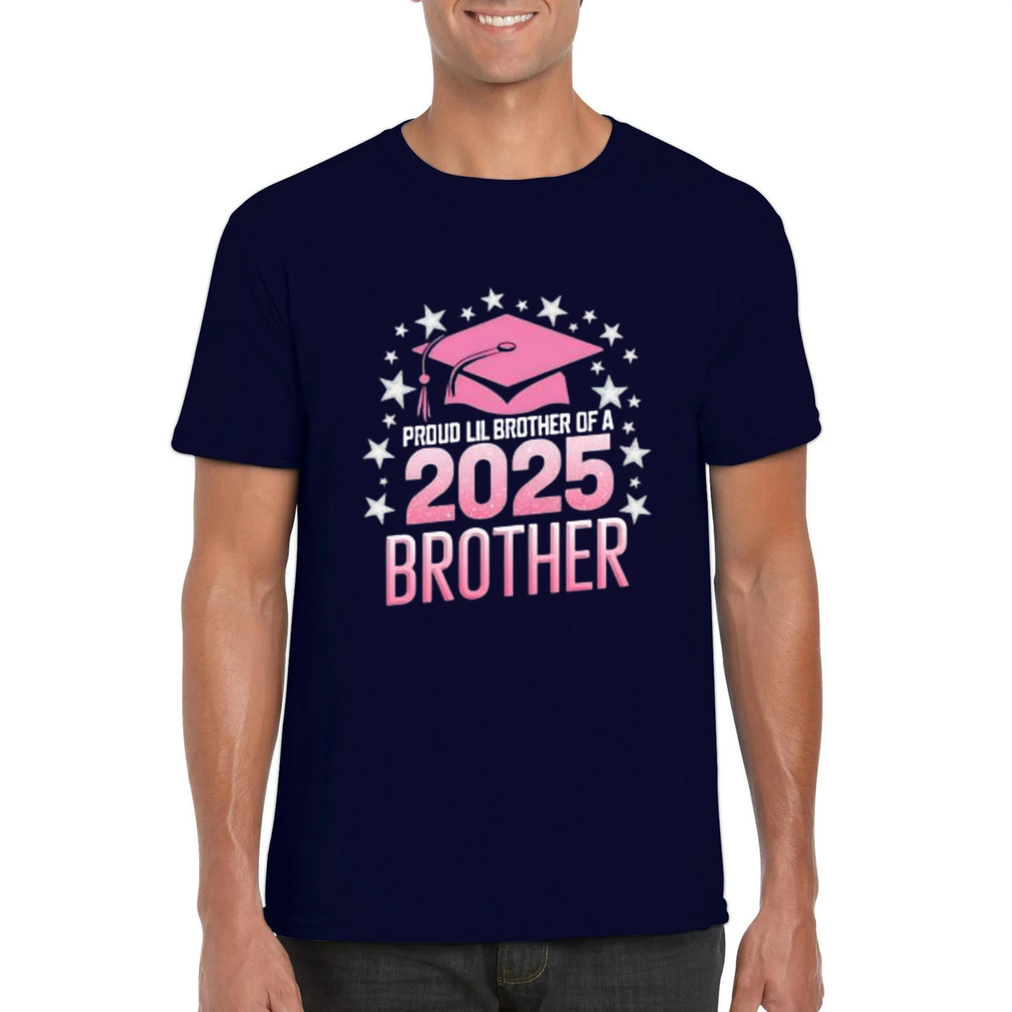 Super Proud Little Brother of 2025 Graduate Celebration T-Shirt, for ...
