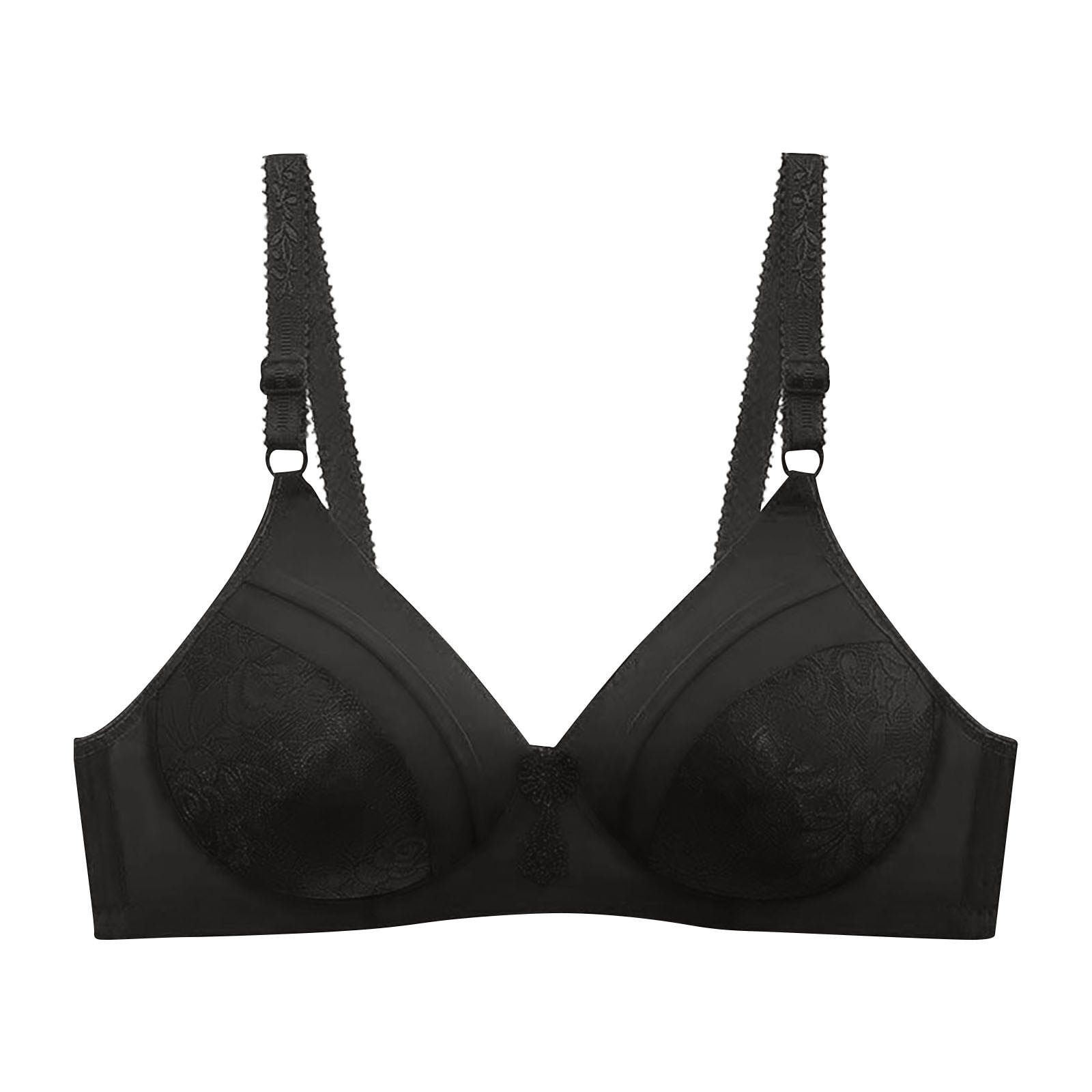 Super Push Up Sexy Lace Plunge Bra for Women Clearance Comfort Cotton ...